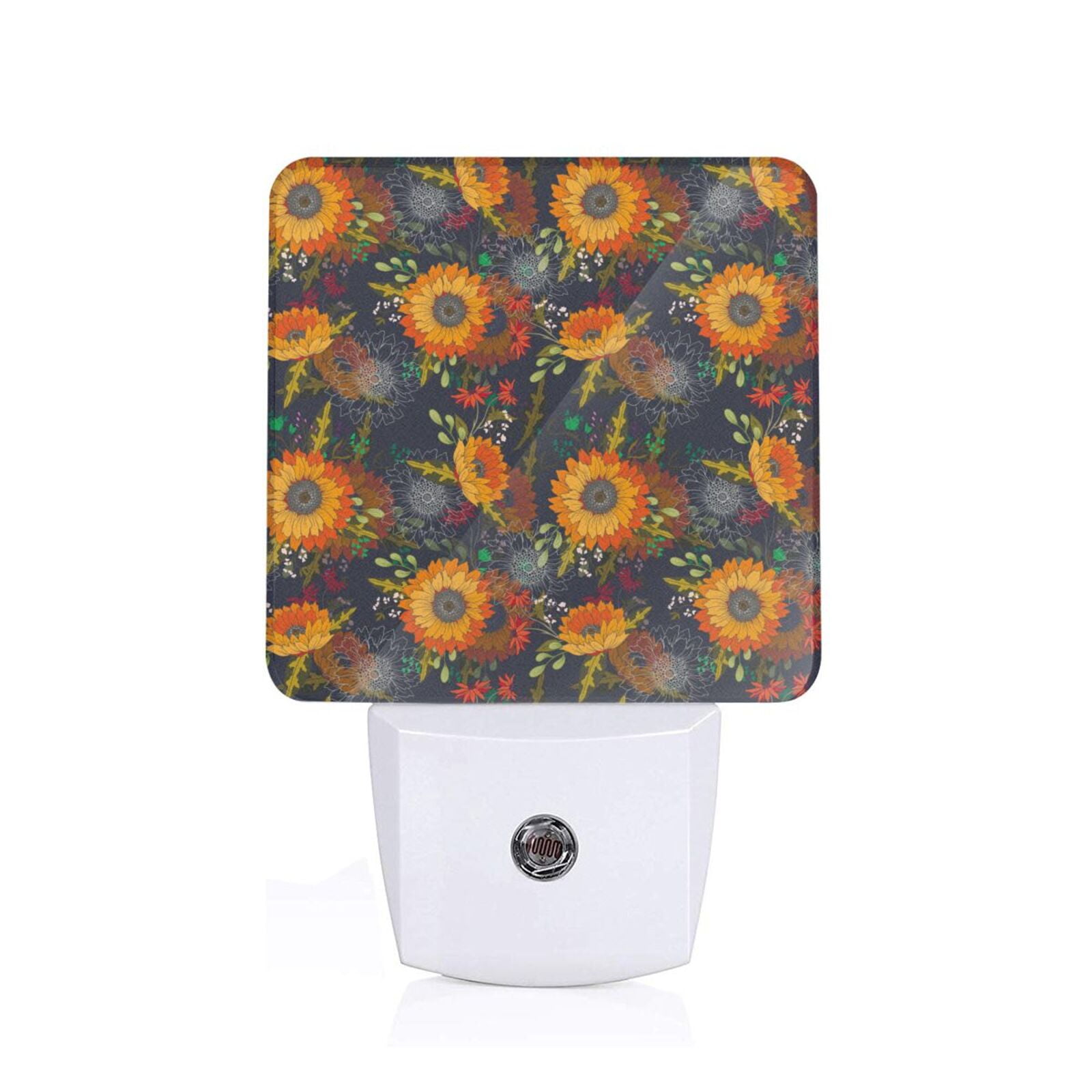 KLL Sunflowers for Night Lights,Auto Sensor Night Lamp Plug in Night ...
