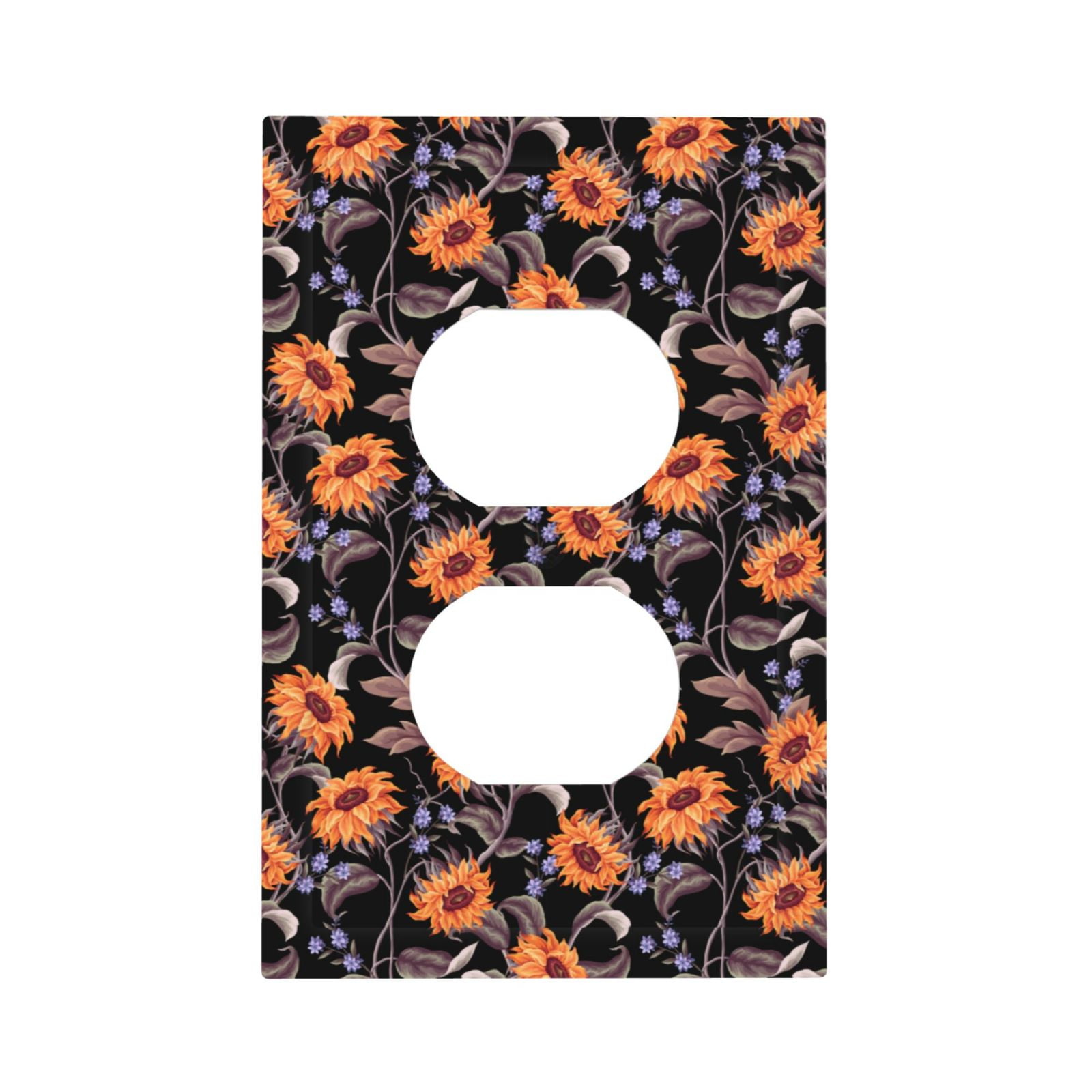 KLL Sunflowers Pattern Electrical Outlet Covers, 3" x 5" 1 Pack ...