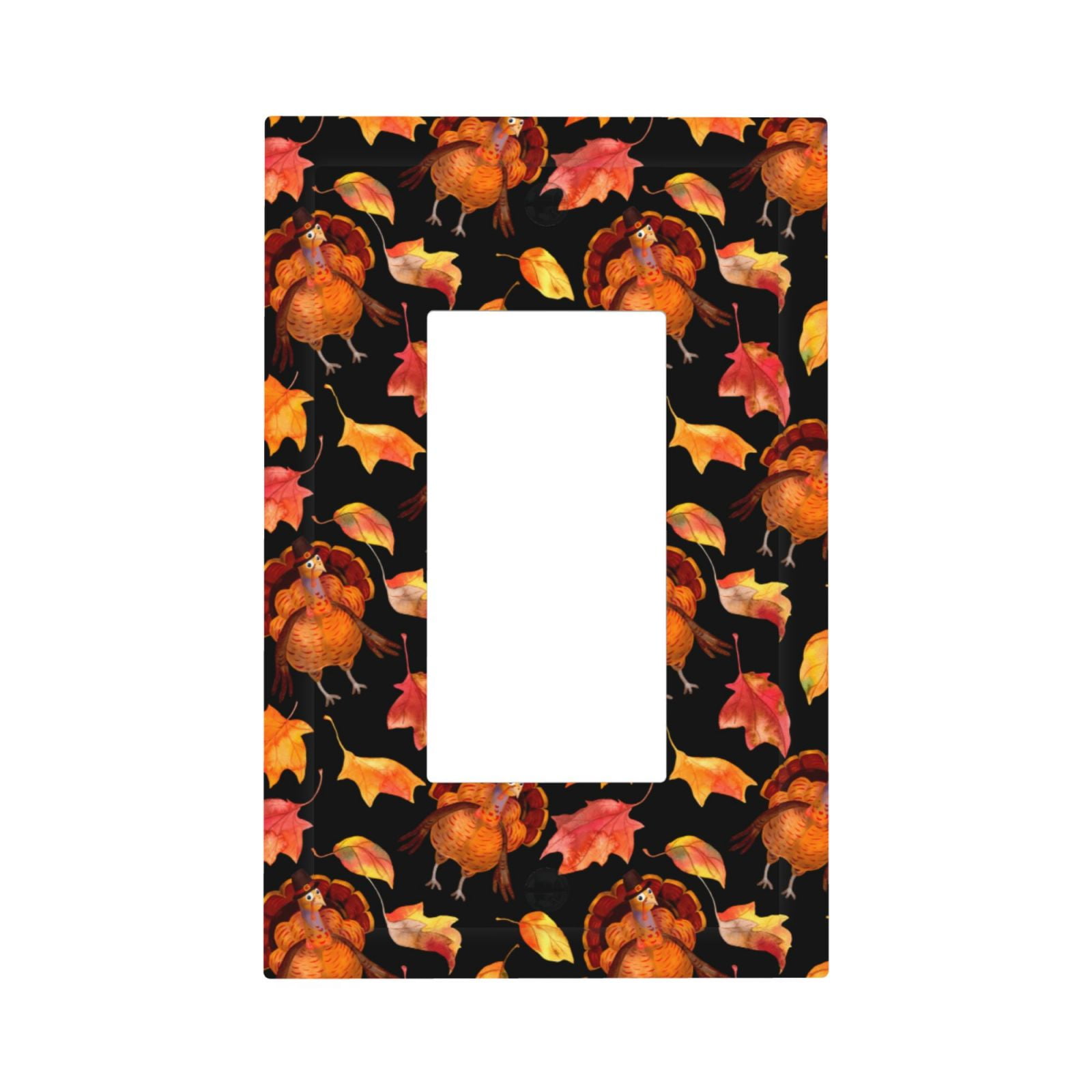 KLL Thanksgiving Turkey 1 Pattern Electrical Outlet Covers, 3" x 5" 1 ...