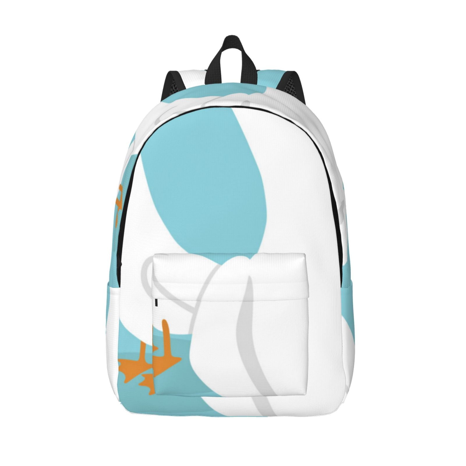 KLL Three White Geese Print Travel Laptop Backpack - College Backpack ...