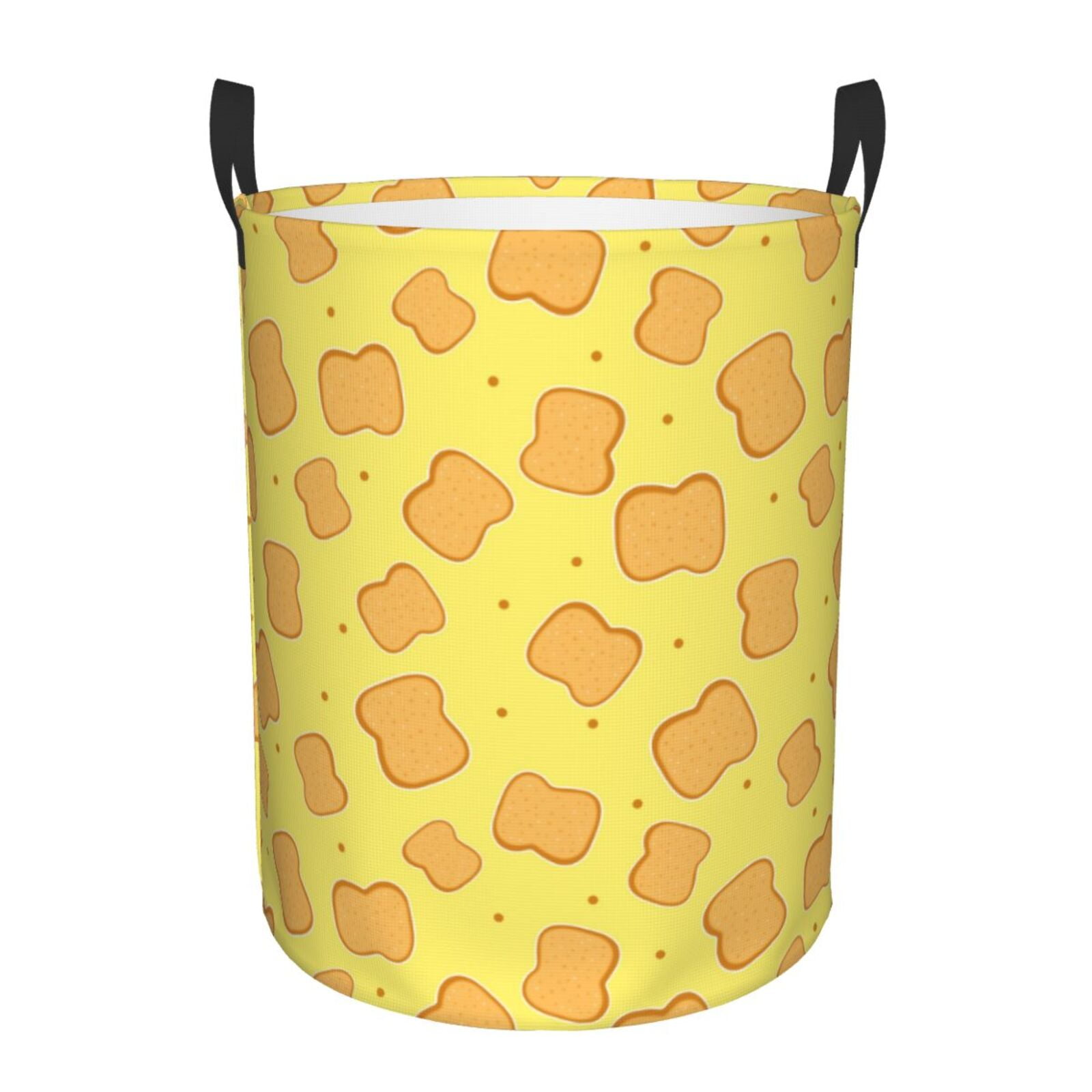 KLL Toast Waterproof Foldable Laundry Hamper Bucket with Handles for ...