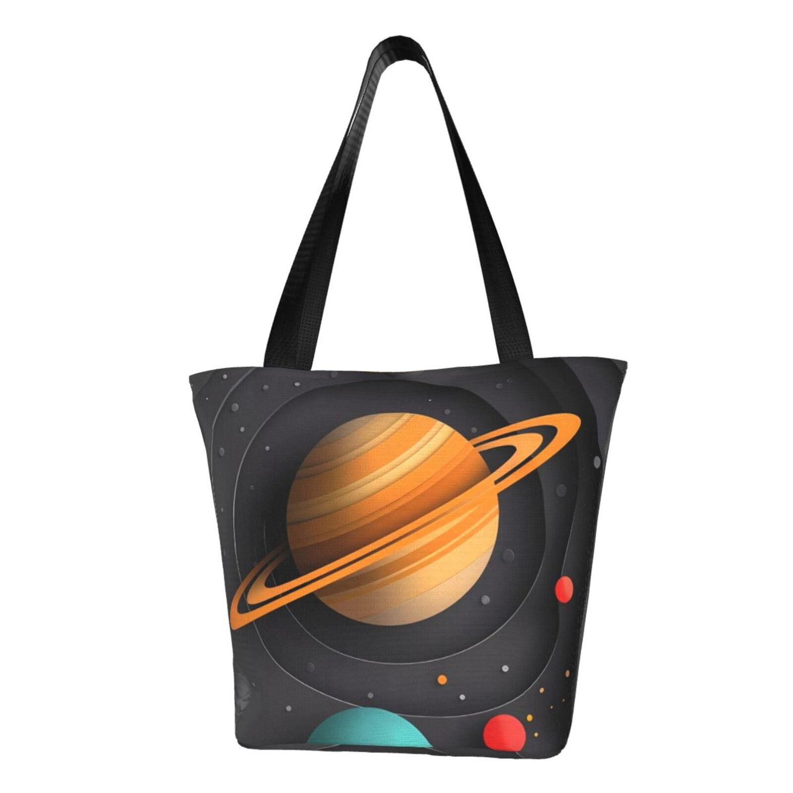 KLL Tote Bag for Women Solar System Paper Art Print Shopping Grocery ...