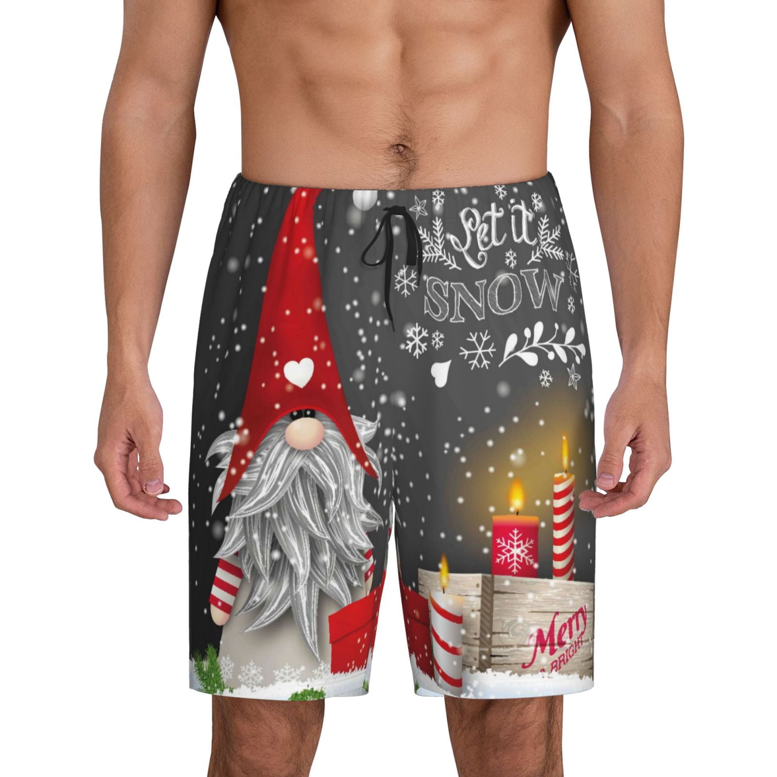 KLL Traditional Scandinavian Dwarf for Men's 1-Pack Shorts,Sleep Pajama ...