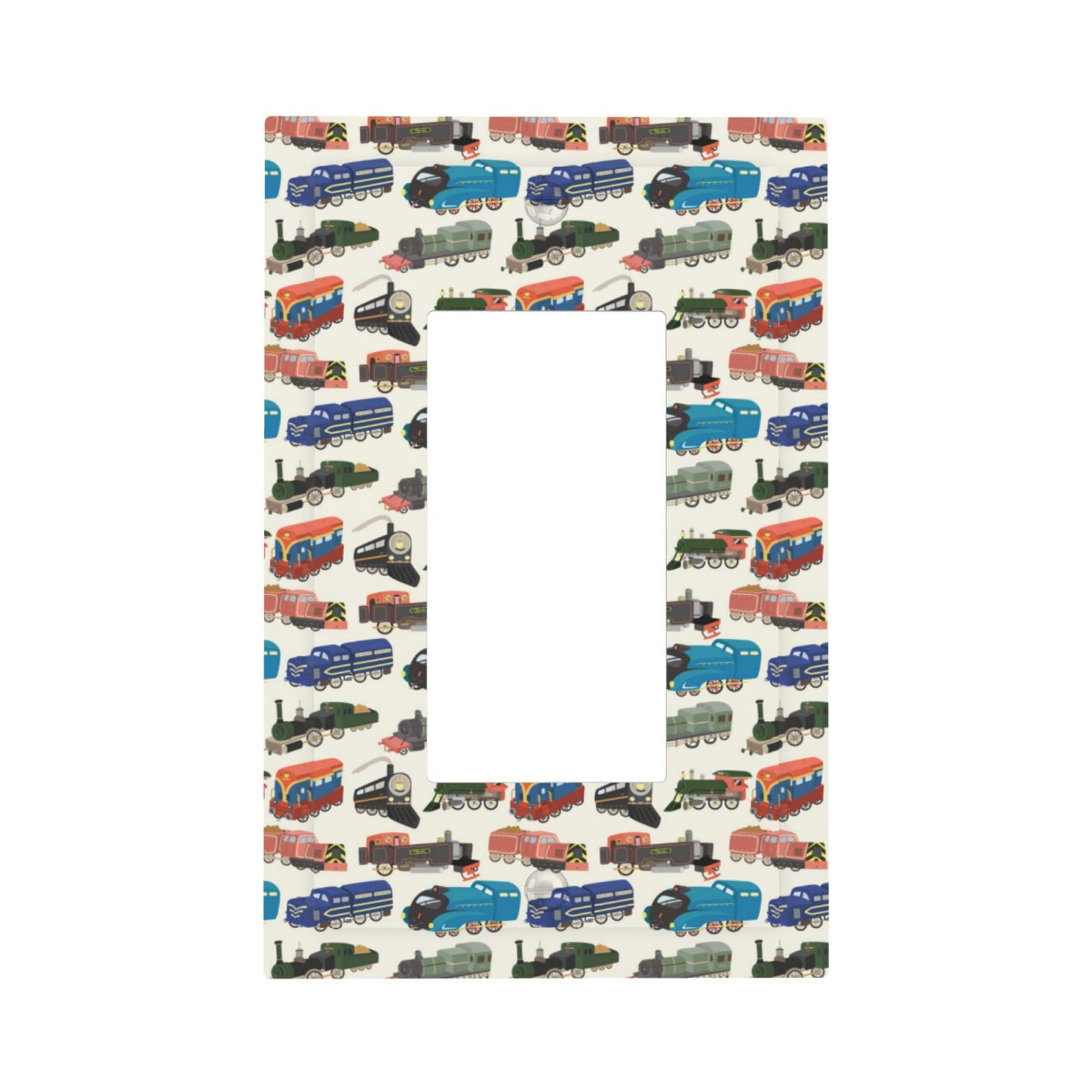 KLL Train Pattern Electrical Outlet Covers, 3" x 5" 1 Pack Electric ...