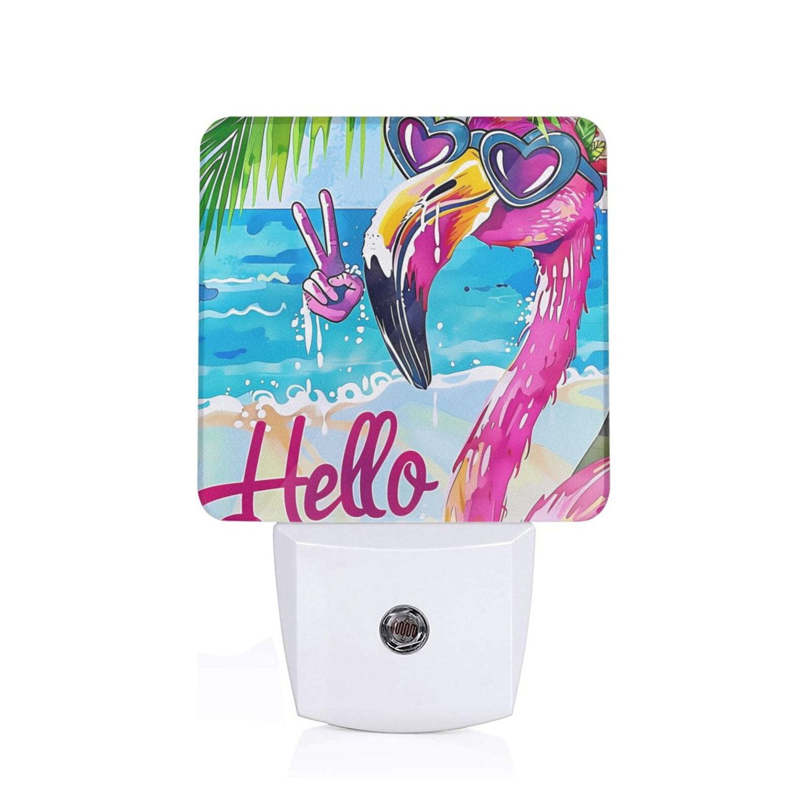 KLL Tropical Flamingo Summer for Night Lights,Auto Sensor Night Lamp ...