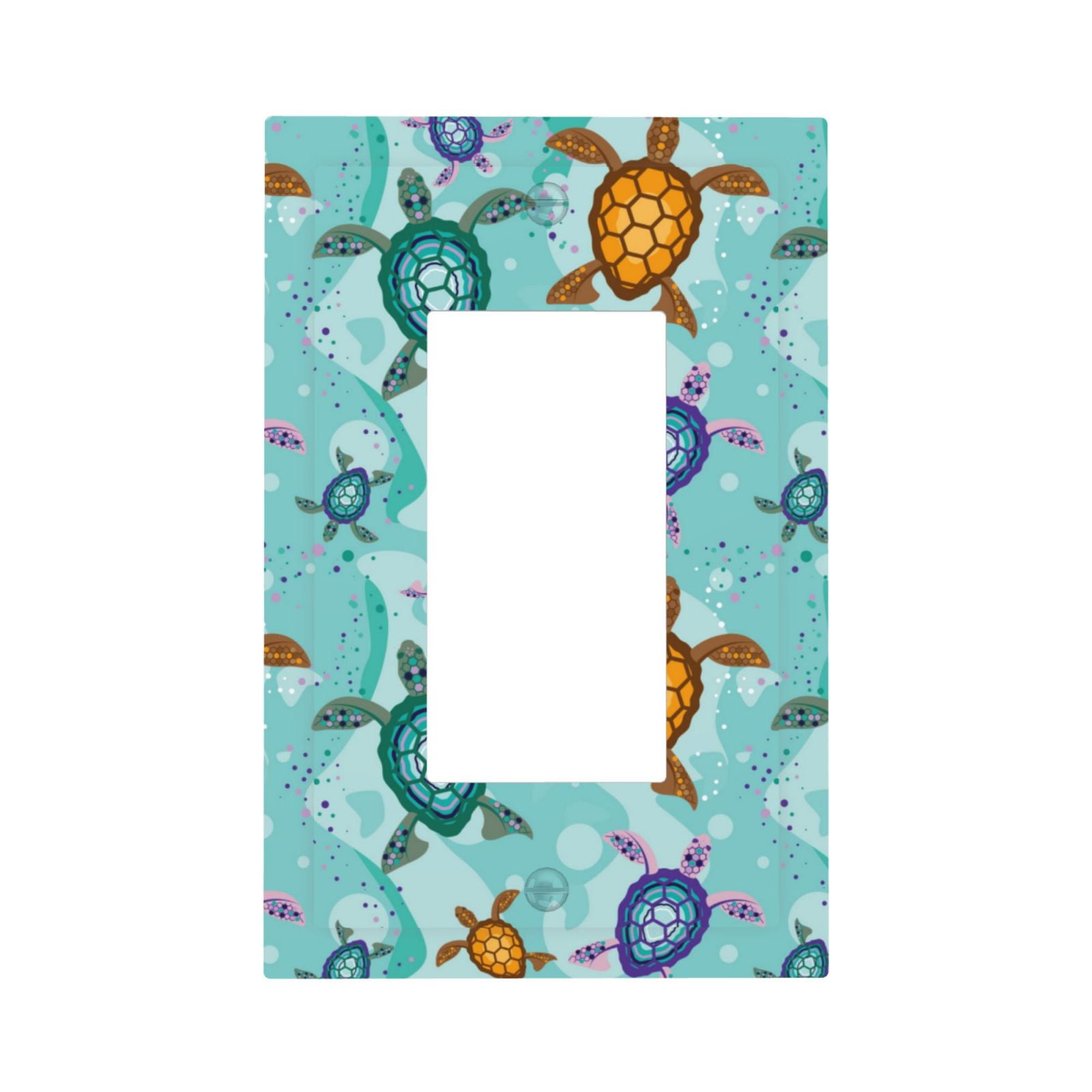 KLL Turtles And Sea Pattern Electrical Outlet Covers, 3" x 5" 1 Pack ...