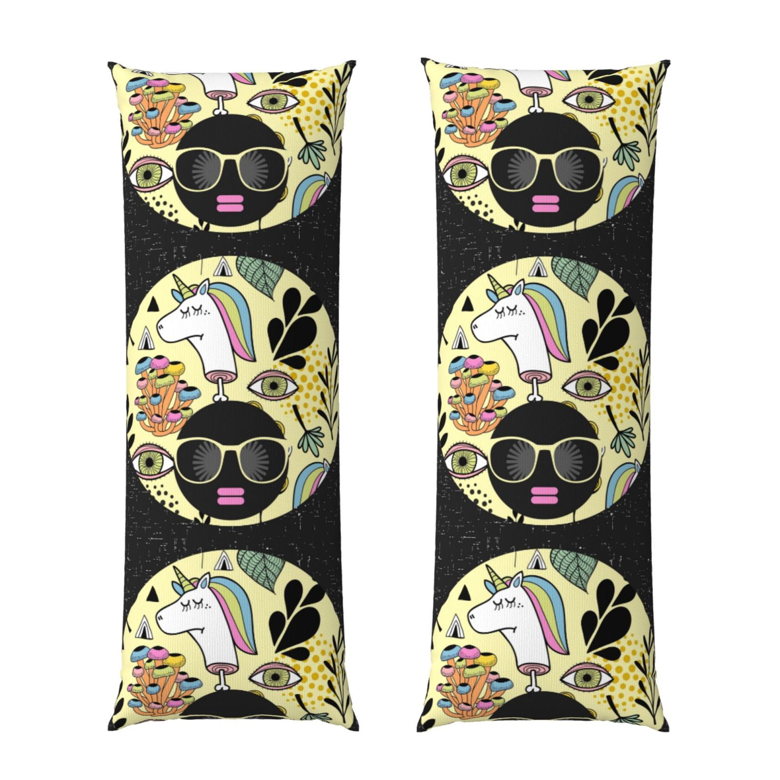 KLL Ultra Soft Microfiber Body Pillow Cover/Pillowcases 20"x54" with ...