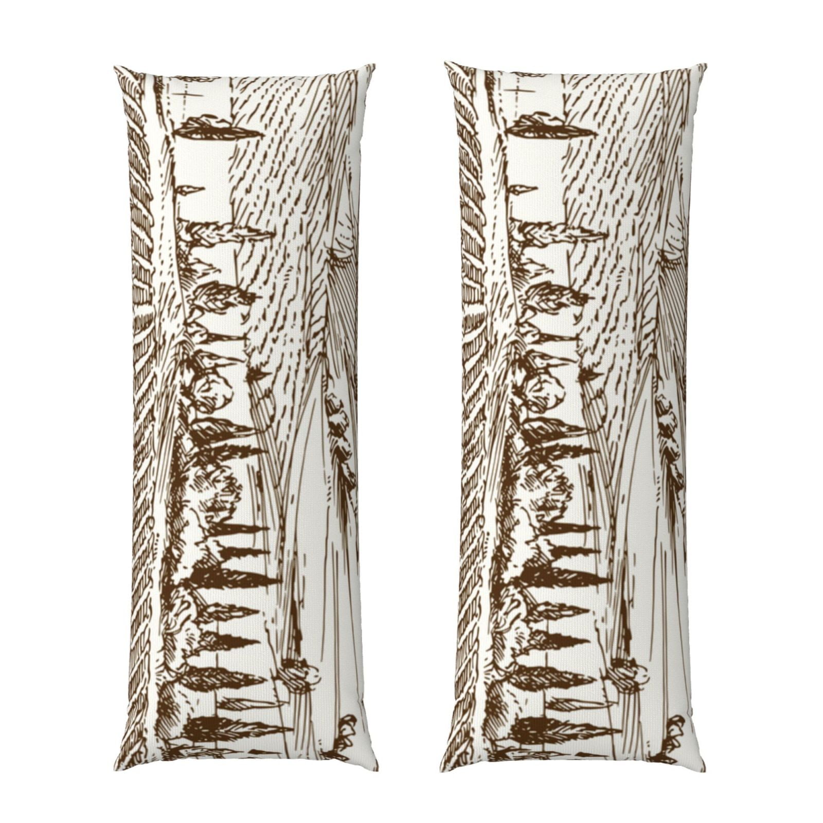 KLL Ultra Soft Microfiber Body Pillow Cover/Pillowcases 20"x54" with ...