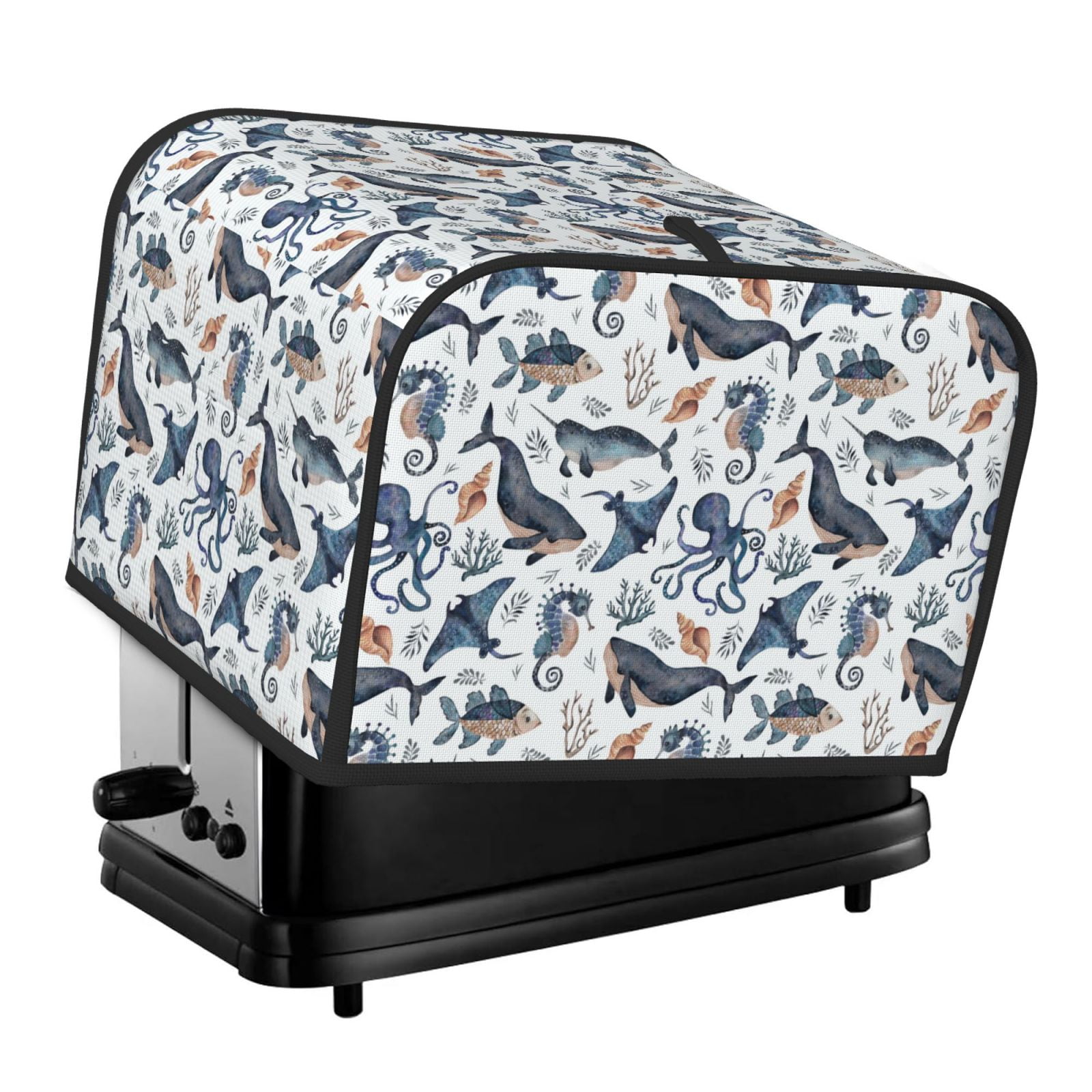KLL Underwater Animals 1 Print 4 Slice Toaster Dust Covers Kitchen ...