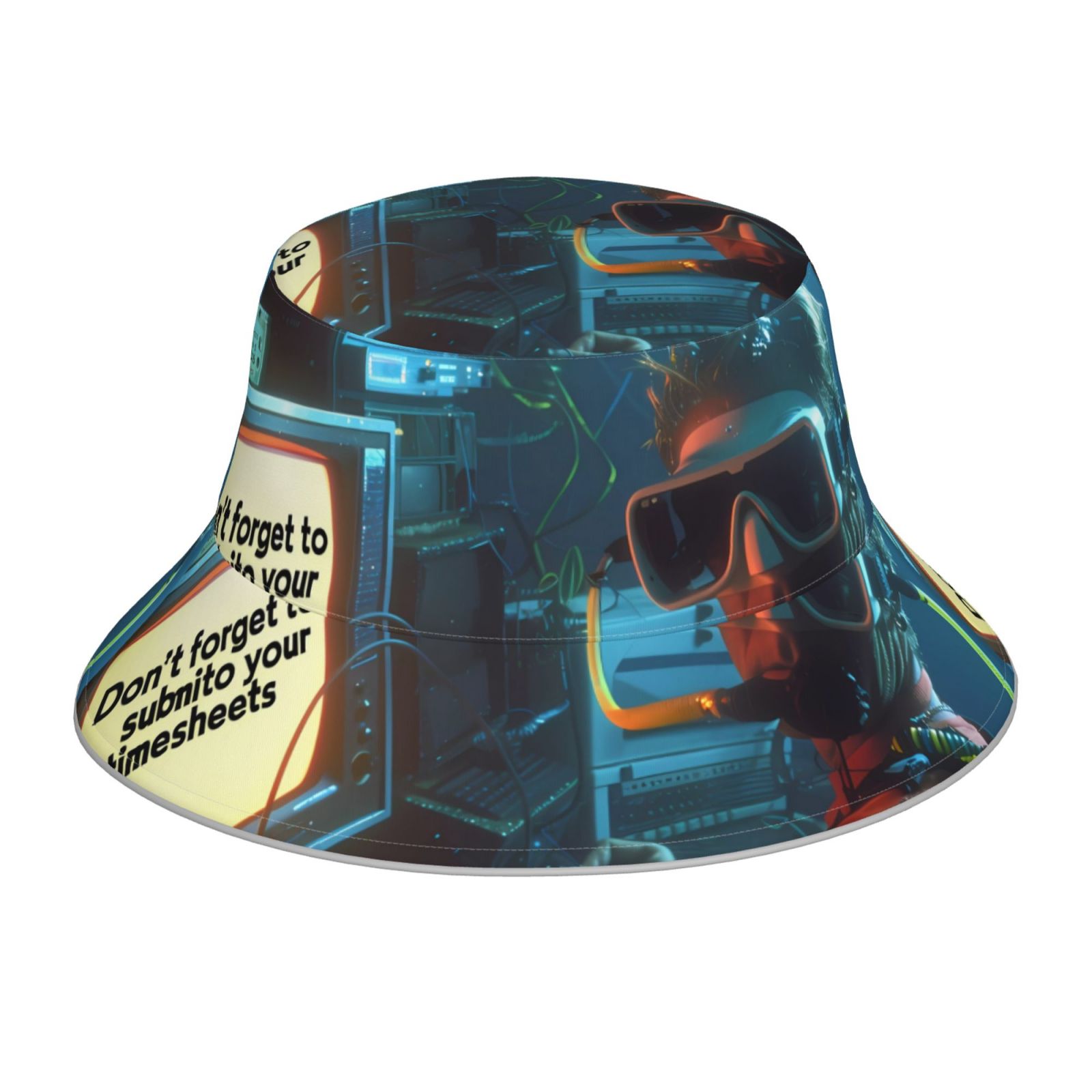 KLL Underwater Office Diver Bucket Hat for Women Men Packable Travel ...