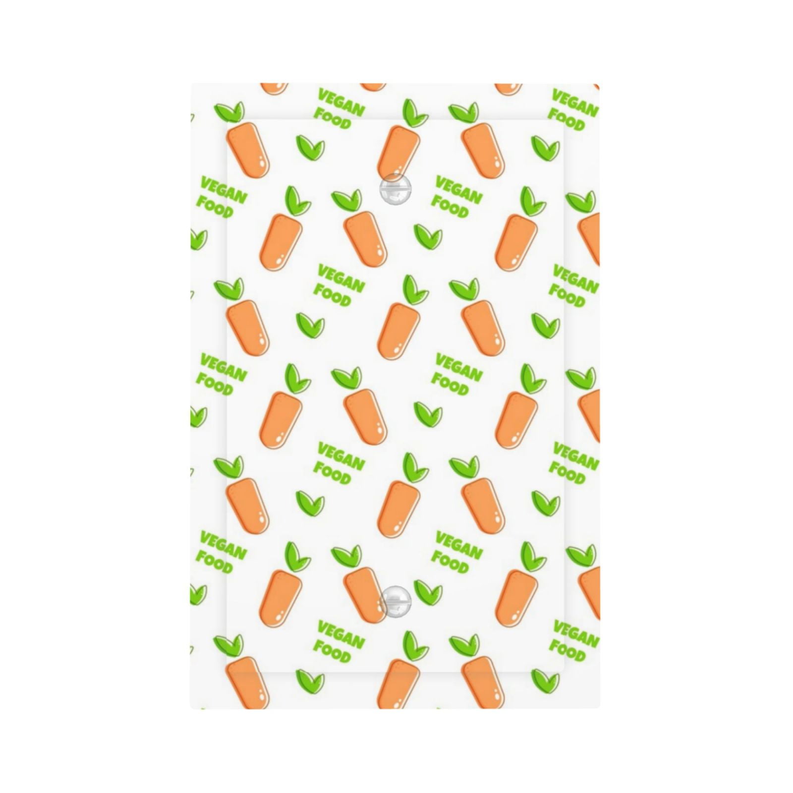 KLL Vegan Fruit Carrot Pattern Electrical Outlet Covers, 3" x 5" 1 Pack ...