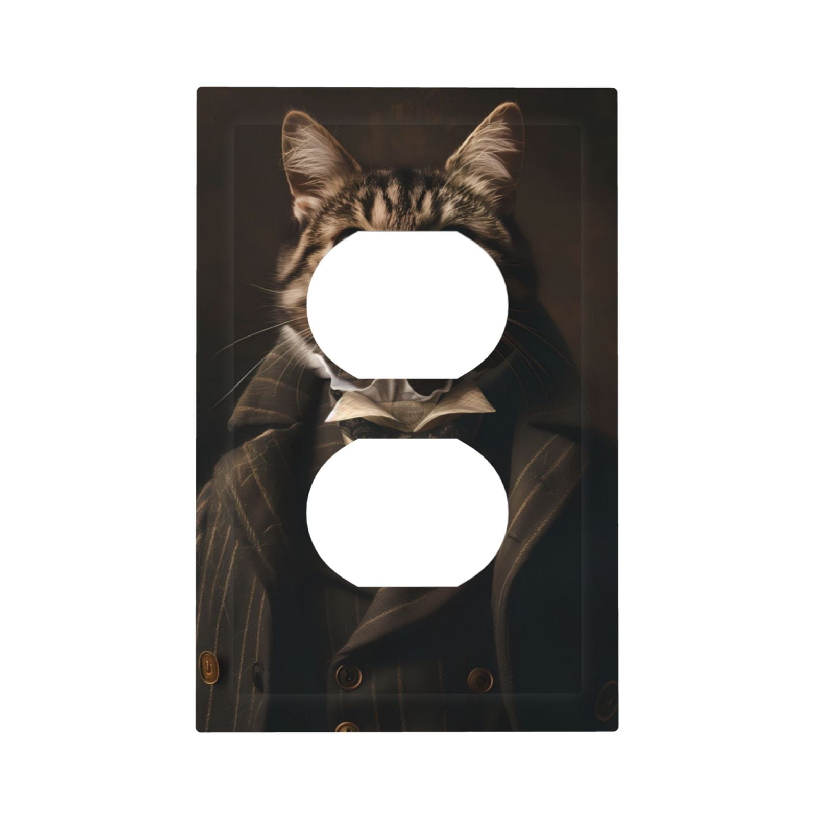 KLL Victorian Gentle Cat Pattern Electrical Outlet Covers, 3" x 5" 1 ...