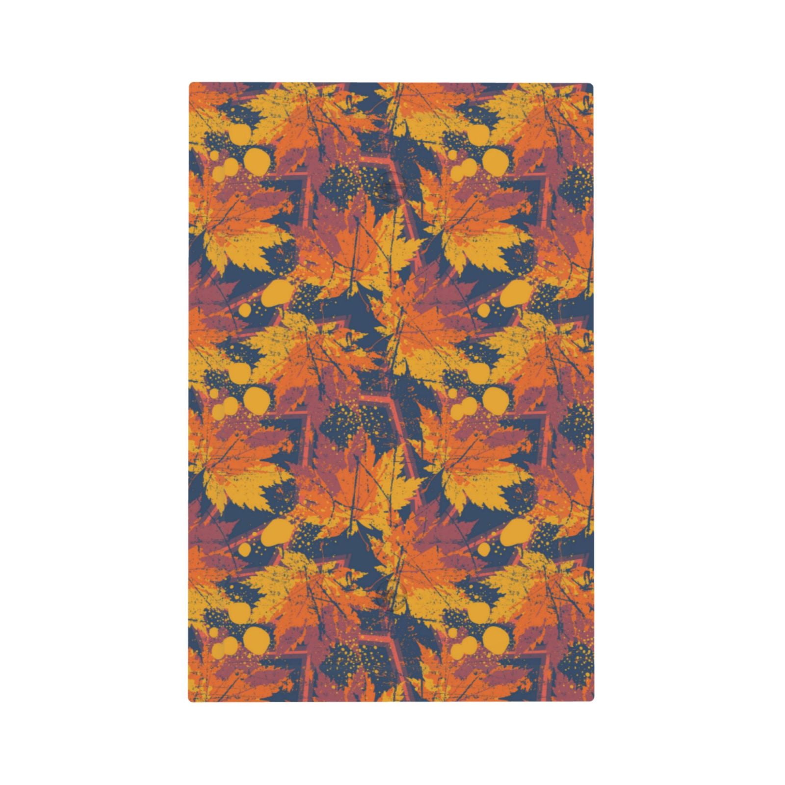 KLL Vintage Abstract Maple Leaf Art Pattern Electrical Outlet Covers, 3 ...