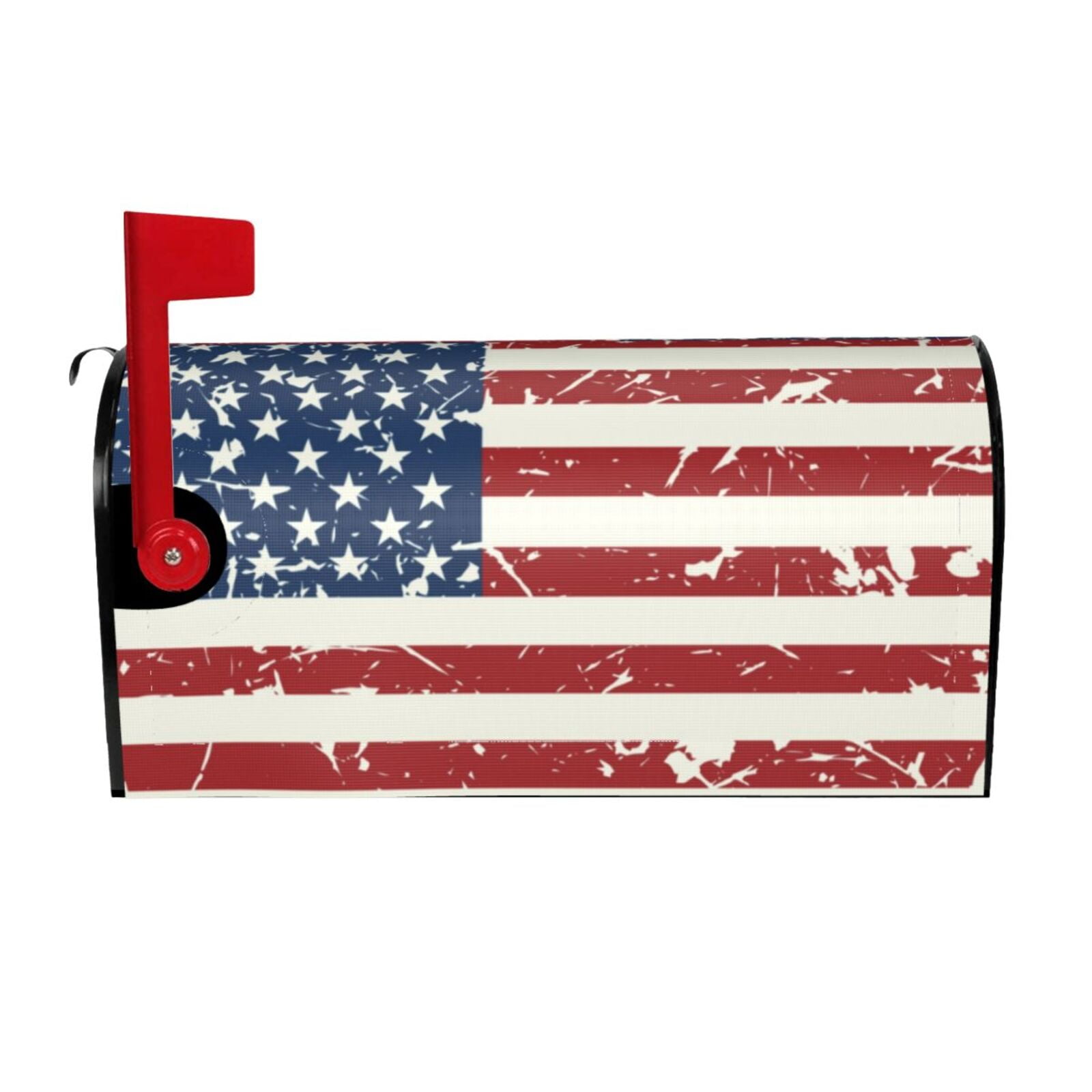 KLL Vintage American Flag Pattern Mailbox Covers,Magnetic Mailbox ...