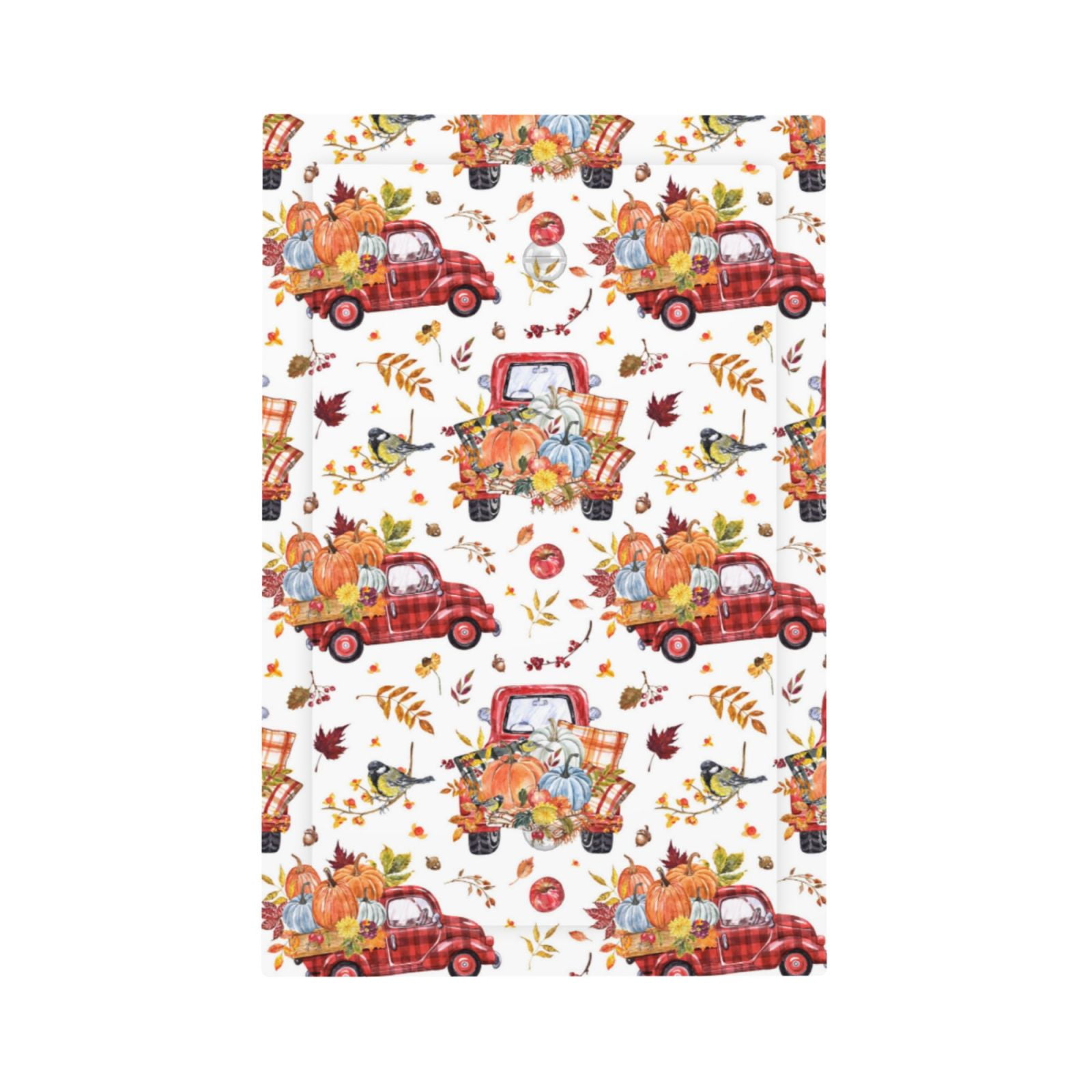 KLL Watercolor Fall Pattern Electrical Outlet Covers, 3" x 5" 1 Pack ...