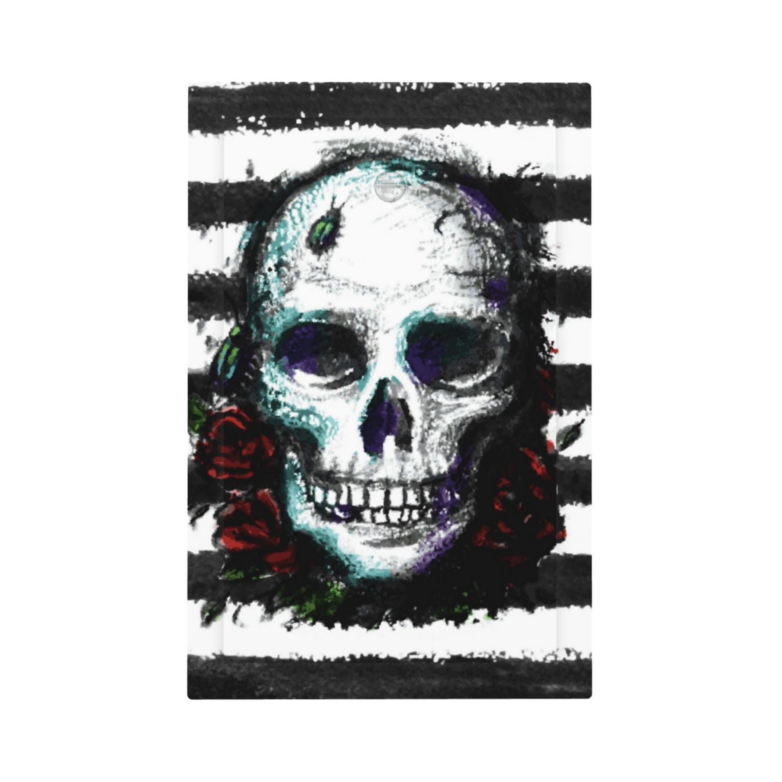 KLL Watercolor Skull Pattern Electrical Outlet Covers, 3" x 5" 1 Pack ...