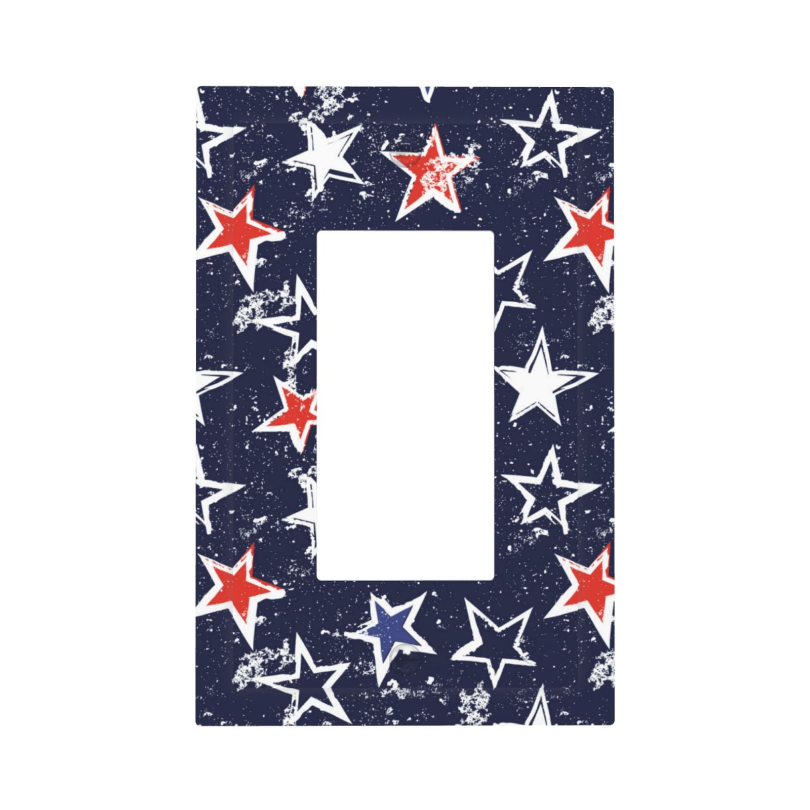 KLL Watercolor Stars Pattern Electrical Outlet Covers, 3" x 5" 1 Pack ...