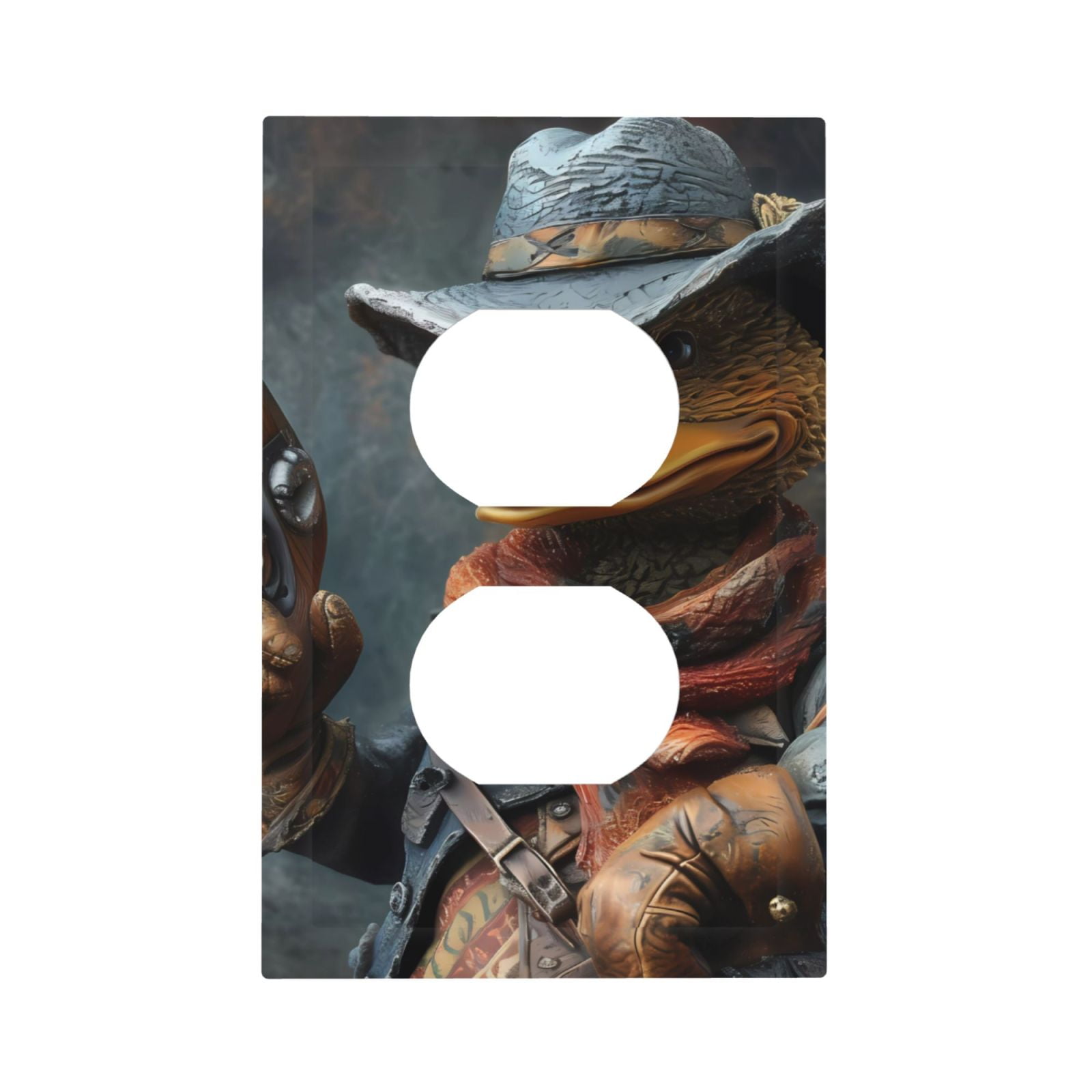 KLL Western Cowboy Duck Pattern Electrical Outlet Covers, 3" x 5" 1 ...