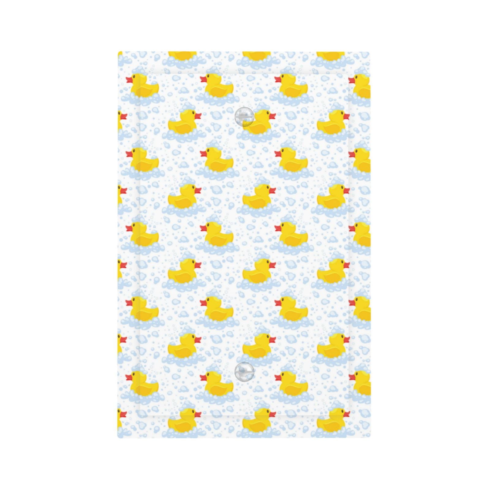 KLL Yellow Rubber Duck Pattern Electrical Outlet Covers, 3" x 5" 1 Pack ...