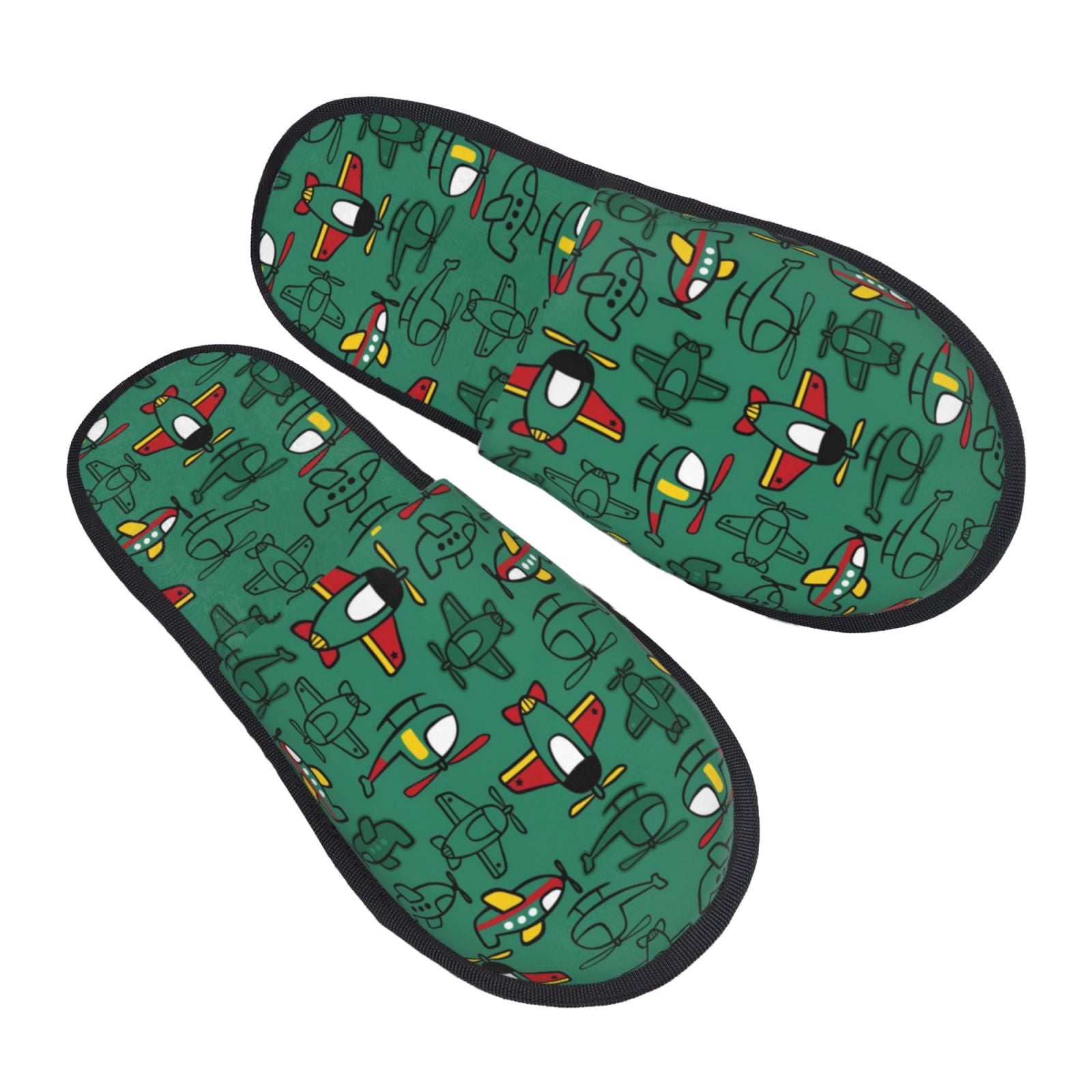 KLL cartoon Air Transportation Slippers For Women Men House Slip On ...
