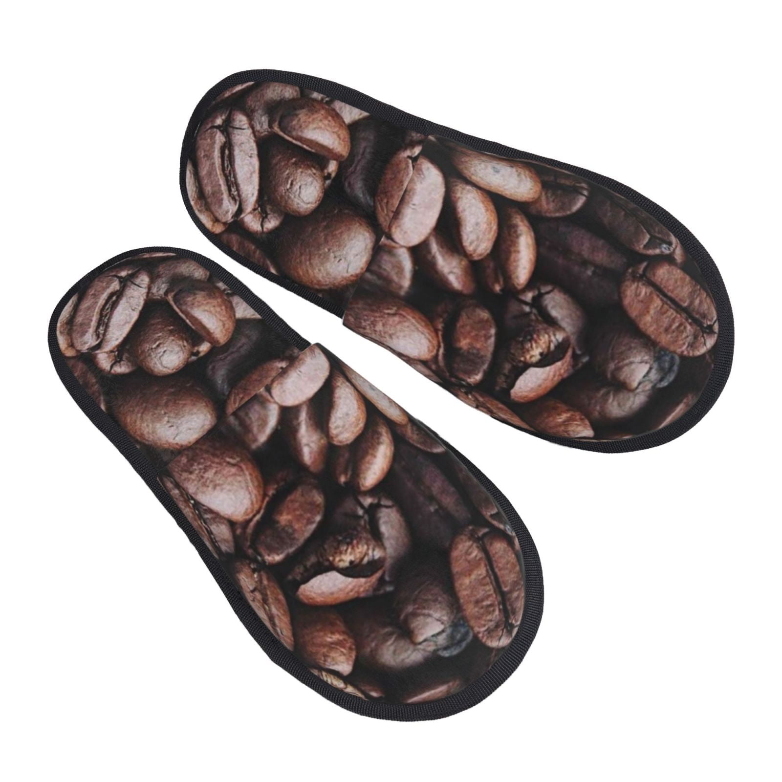 KLL coffee Bean Slippers For Women Men House Slip On Indoor Outdoor ...
