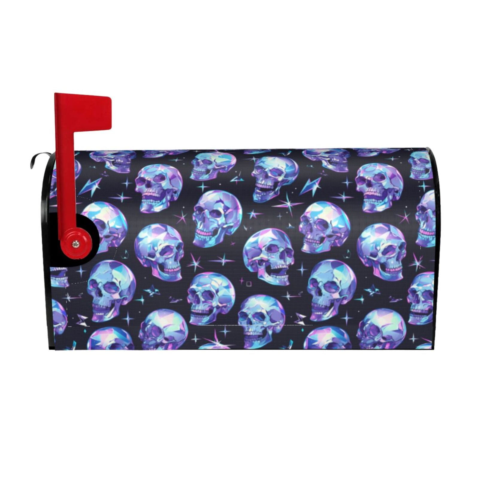 KLL crystal Skull Pattern Mailbox Covers,Magnetic Mailbox Waterproof ...