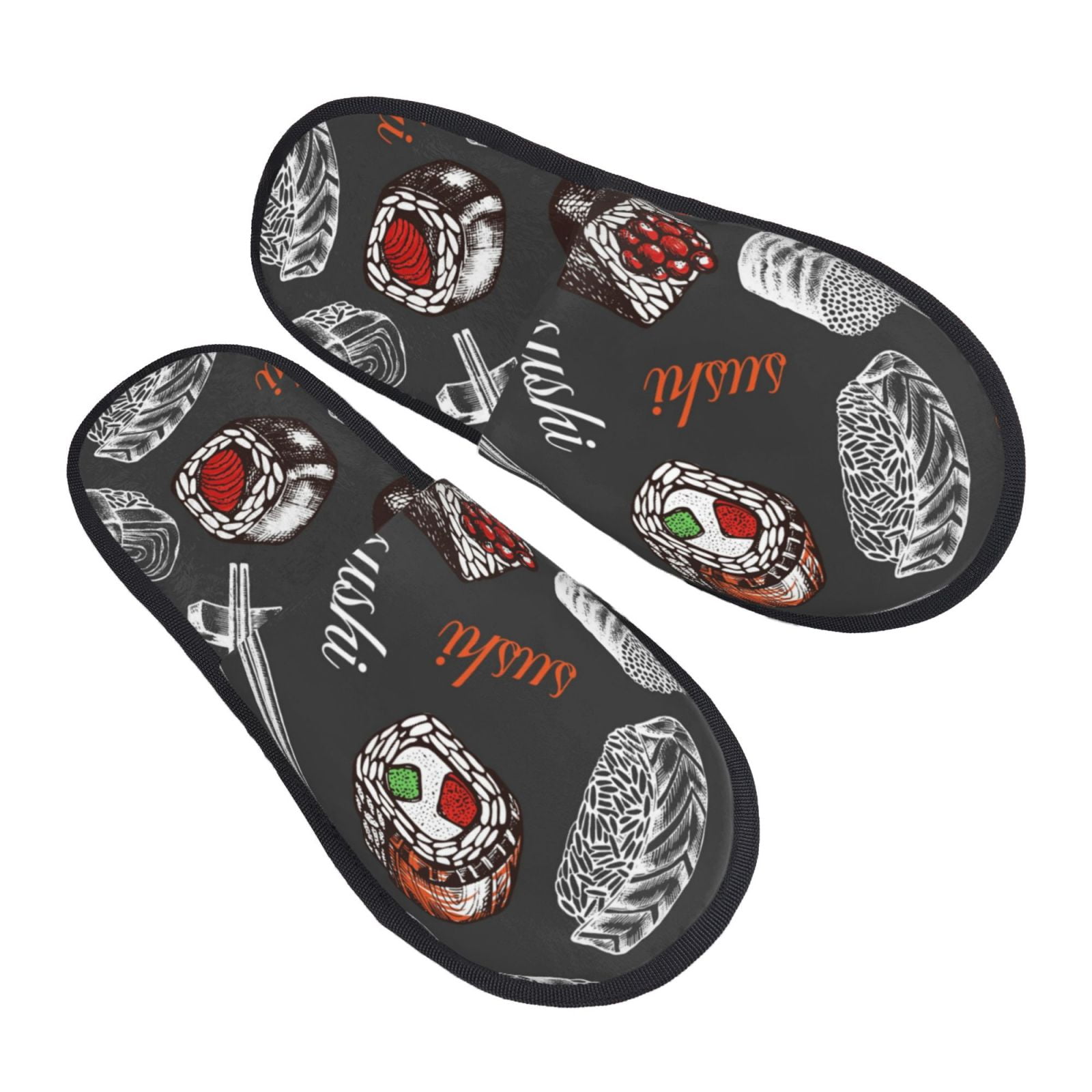 KLL japanese Sushi Hashi Slippers For Women Men House Slip On Indoor ...