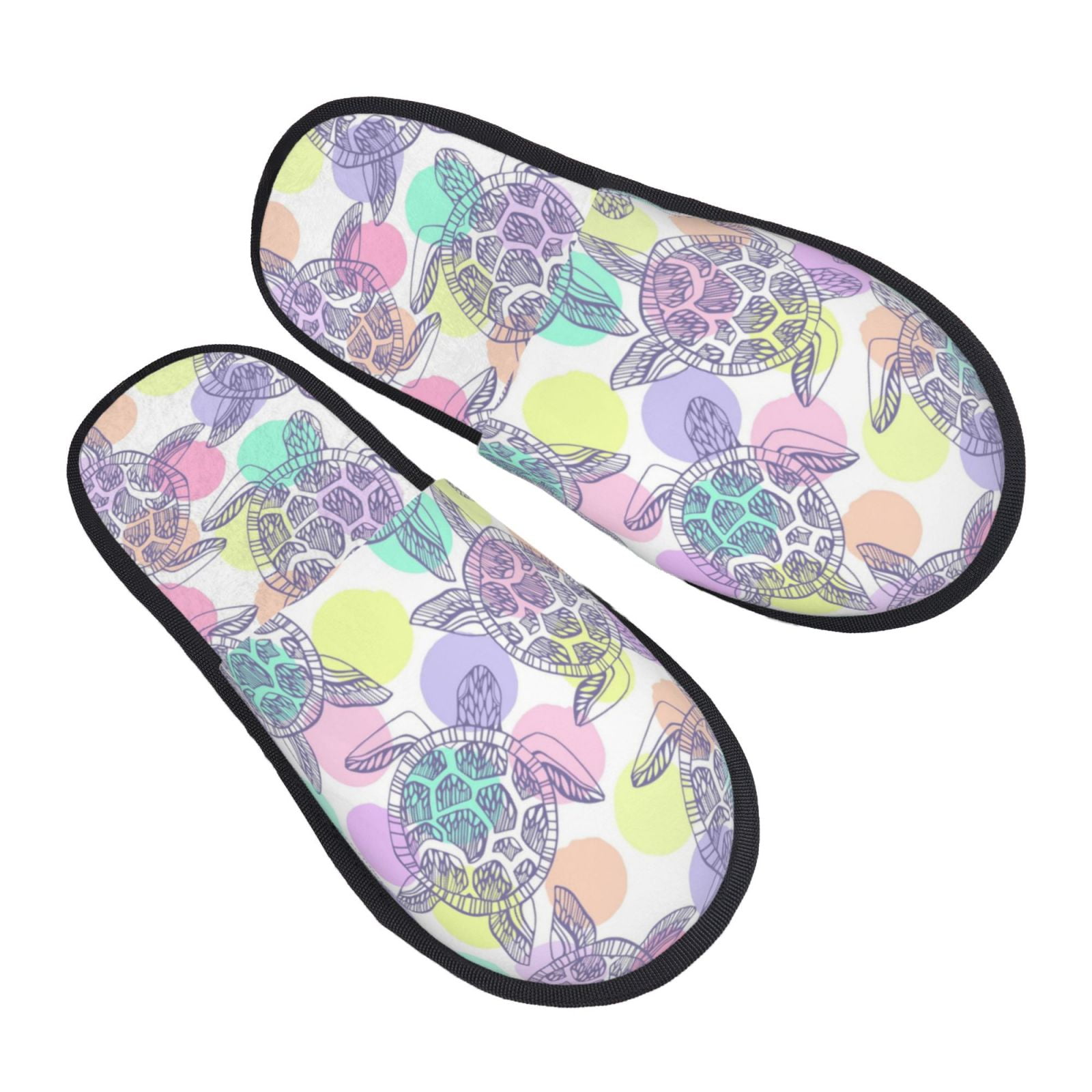 KLL sea Turtles Slippers For Women Men House Slip On Indoor Outdoor ...