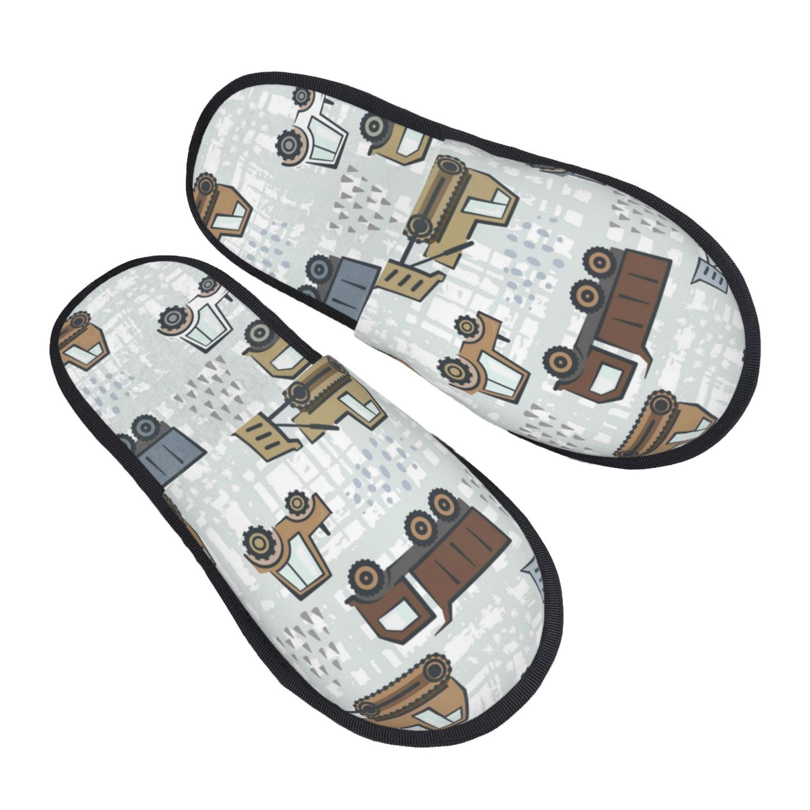 KLL tractor And Dumper Slippers For Women Men House Slip On Indoor ...