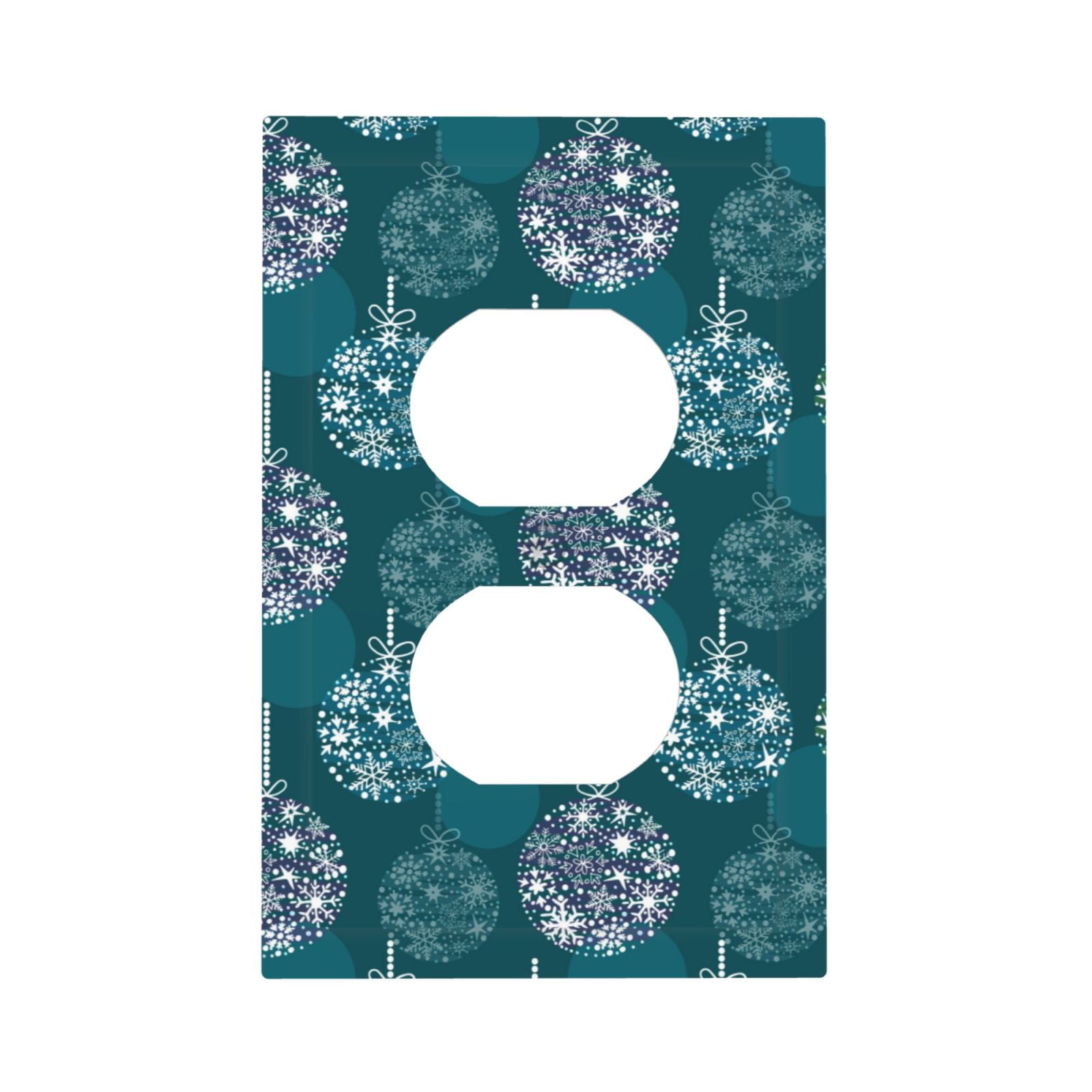 KLL whiter Snowflake balloons Pattern Electrical Outlet Covers, 3" x 5 ...