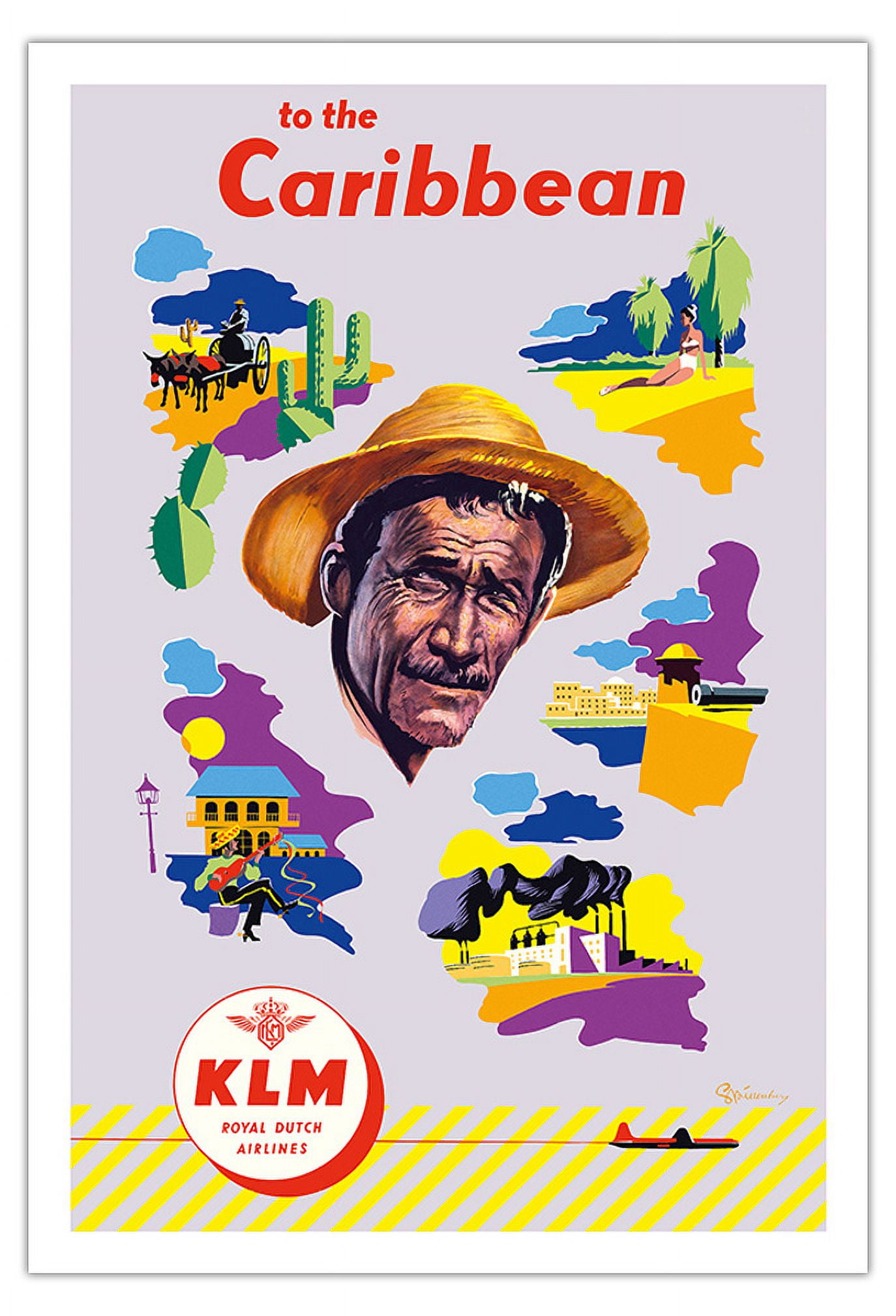KLM to the Caribbean - KLM Royal Dutch Airlines - Vintage Airline ...