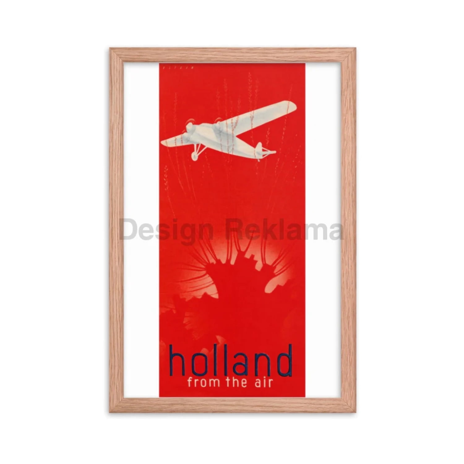 KLM Royal Dutch Airways Holland From the Air, circa 1935. Framed ...