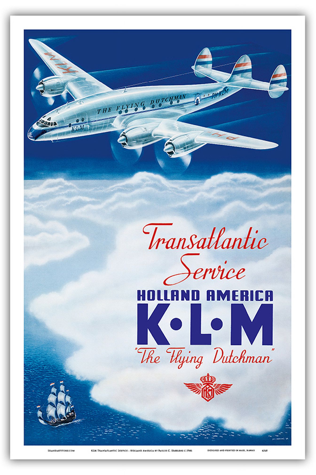 KLM Transatlantic Service - Holland America - KLM Royal Dutch Airlines ...