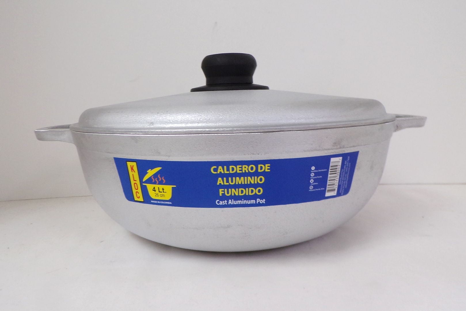 KLOC Cast Aluminum Caldero #7 26 cm (4.5 Ltr) - Walmart.com