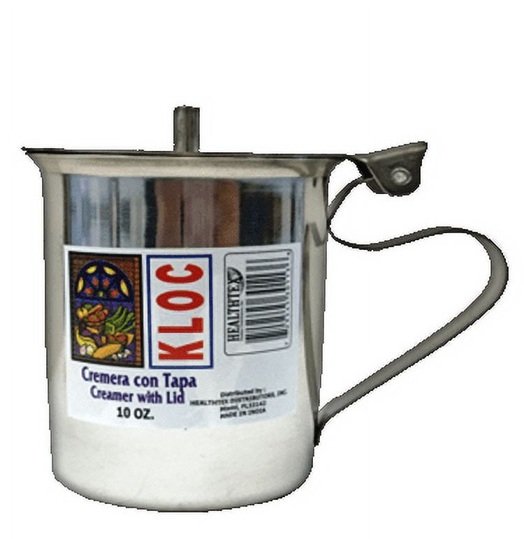 KLOC Stainless Steel Creamer with Cap for Coffee and Tea - Walmart.com