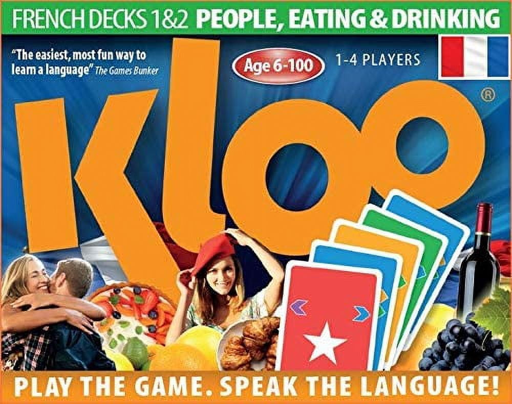 KLOO's Learn to Speak French Language Card Games Pack 1 (Decks 1 & 2 ...