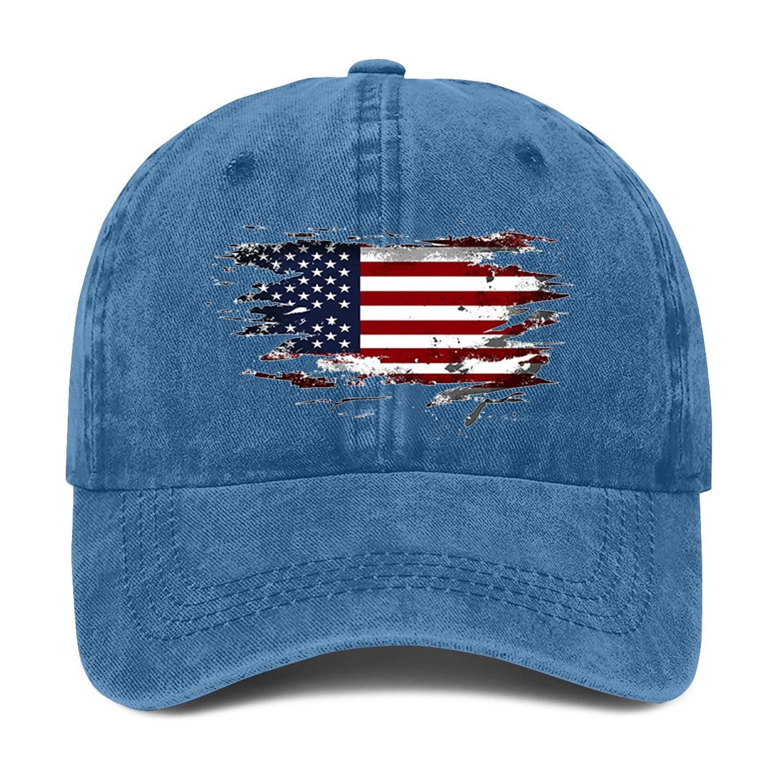 KLOY2K Unisex Vintage Baseball Cap - Striped USA Flag Design, Bhutanese ...