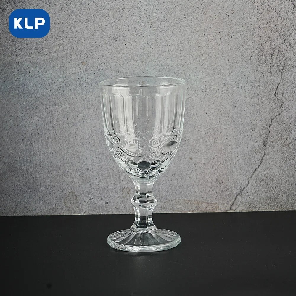 KLP Diamond Engraved Glass Tall Cocktail Glass Crystal Glass y Glass Art Multi-Purpose Gift Home ...