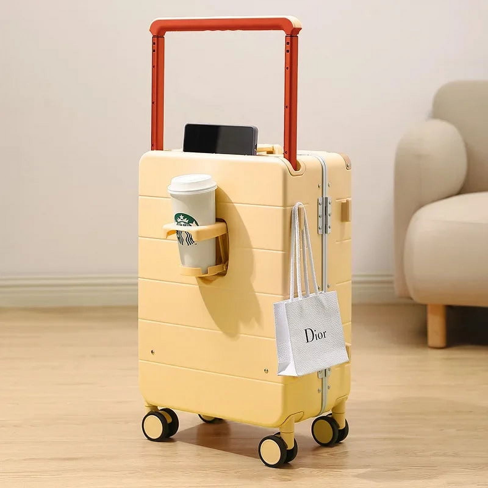 KLQDZMS 20"24"26 Inch Luggage Travel Bag Men's ABS+PC Boarding Case ...