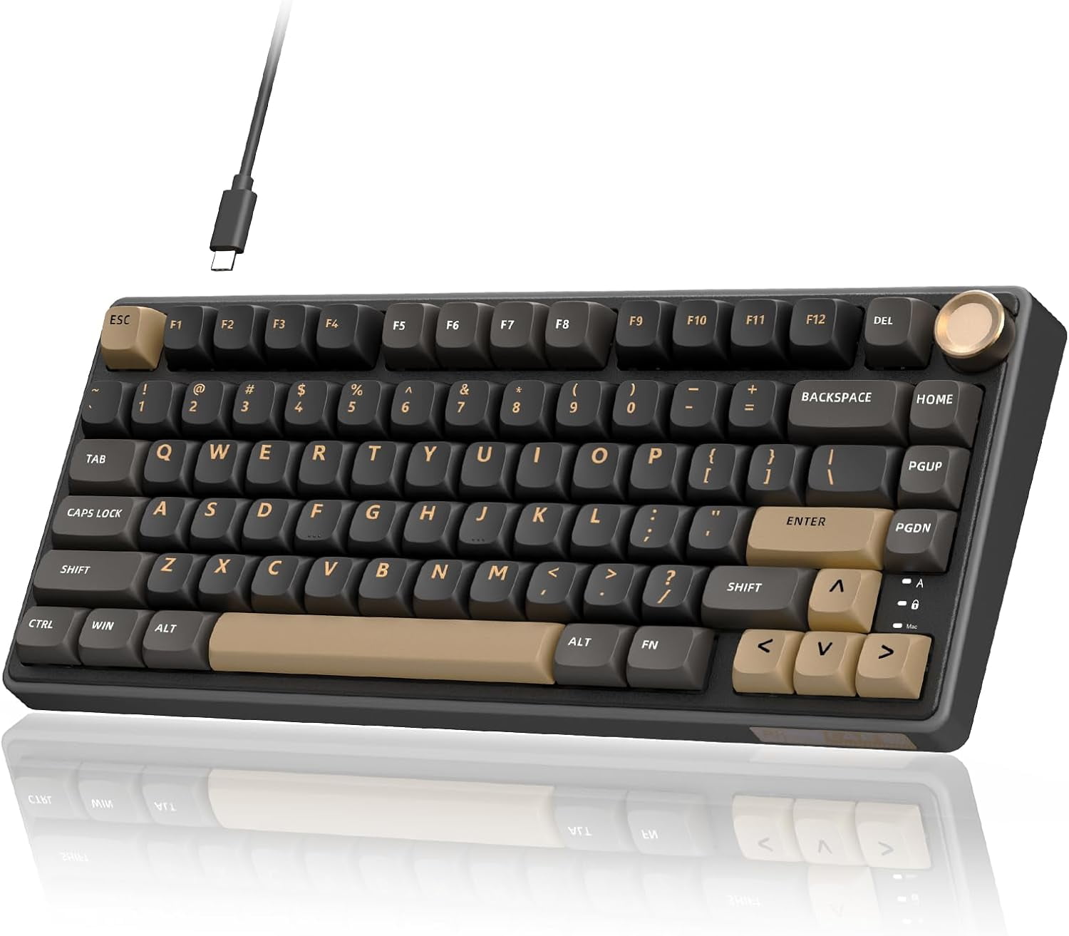 KLUDGE R75 Wired Mechanical Keyboard - Adopts a 75% layout and a volume ...