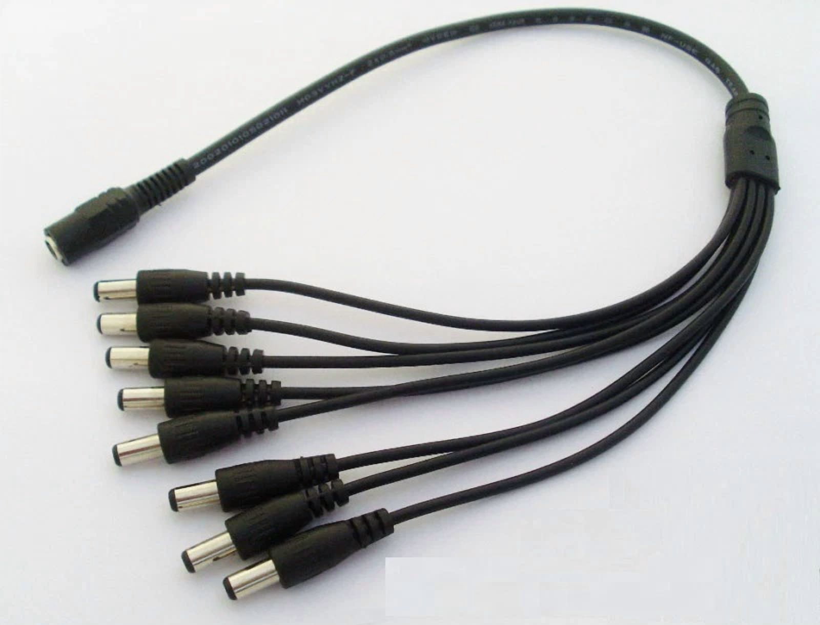 KLYNE- 1-To-8 Dc Power Sharing Y Split Cable For Cctv Camera - Walmart.com