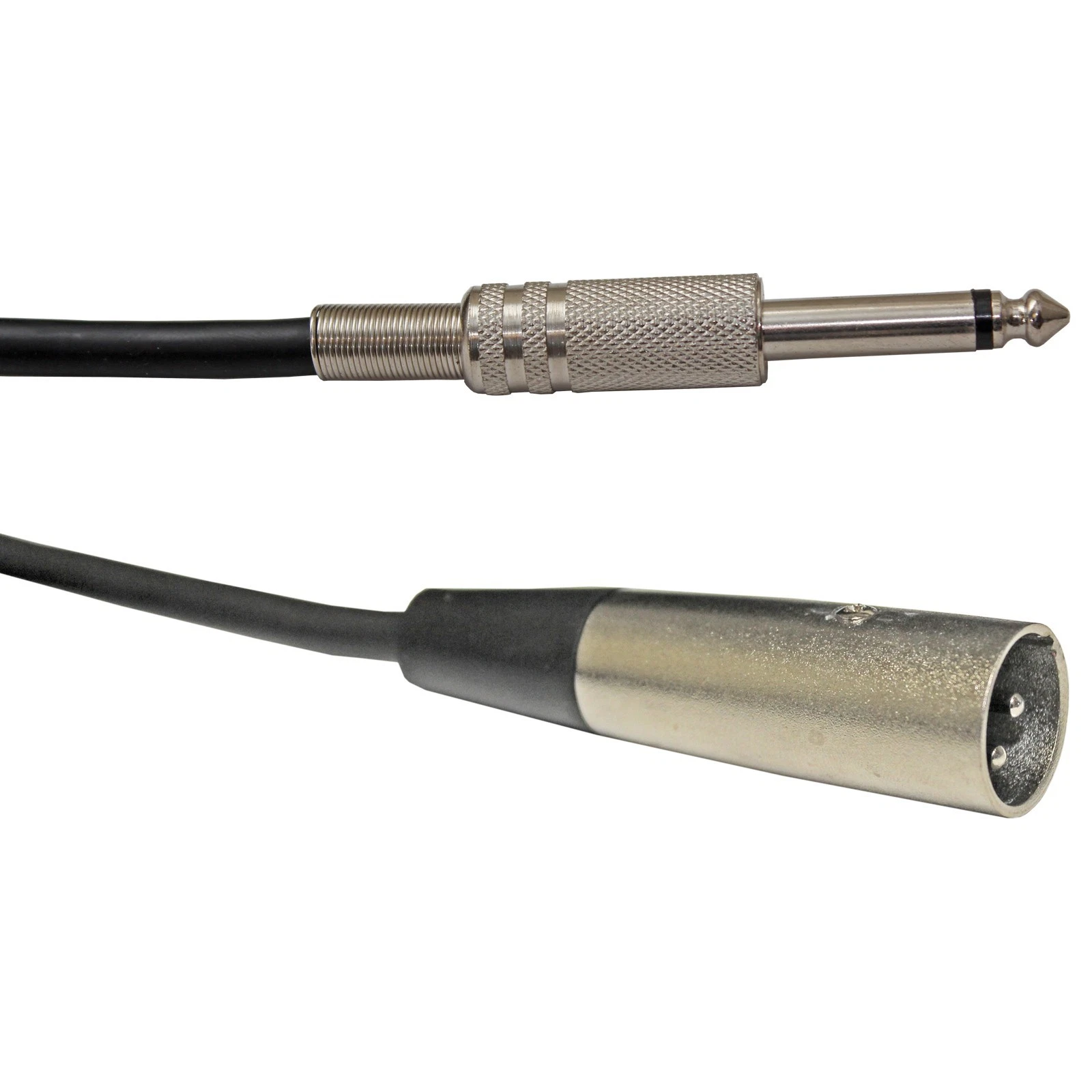 KLYNE- 10Ft Xlr 3-Pin Male To 1/4" Mono Plug Shielded Microphone Mic ...