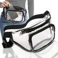 KLYQUE Clear Waterproof Fanny Pack for Women Men, Adjustable Shoulder & Waist Bag for Travel ...