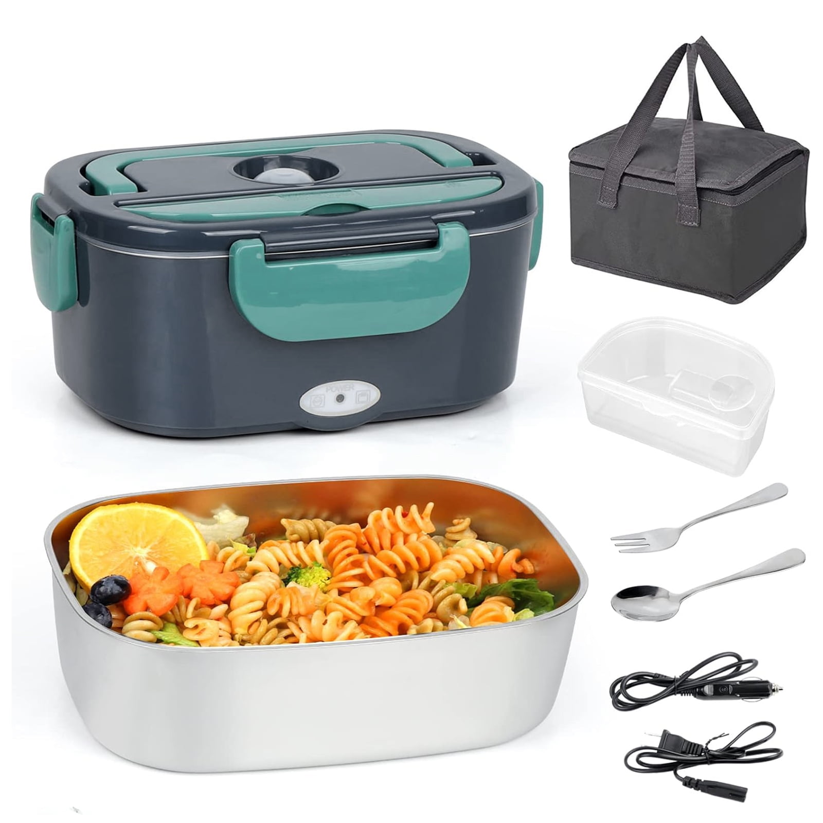 KLZO 1.5L Detachable Electric Lunch Box Food Heater, Portable Food ...