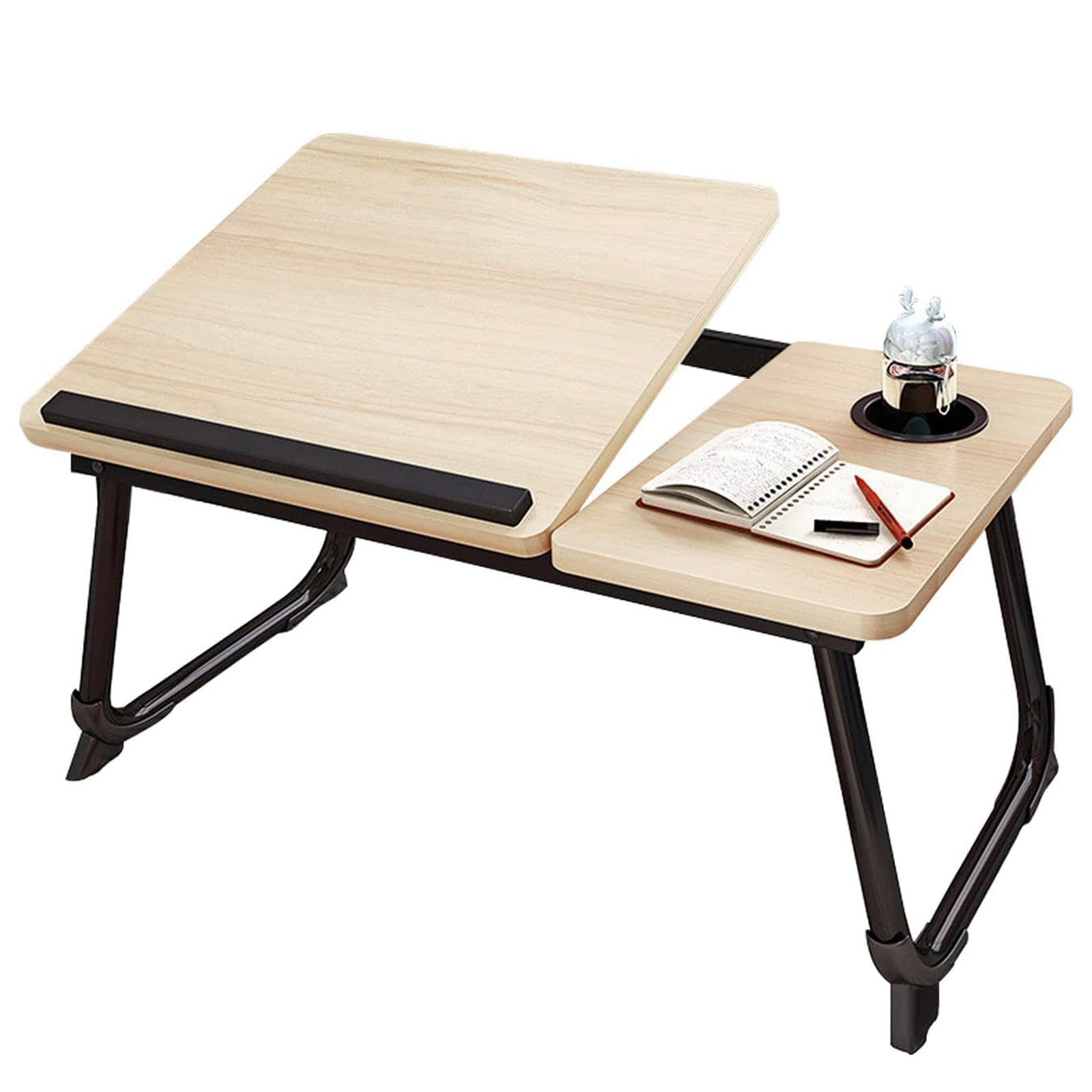 KLZO Foldable Lap Desk for up to 15.6 Inch Laptop - Adjustable Height ...