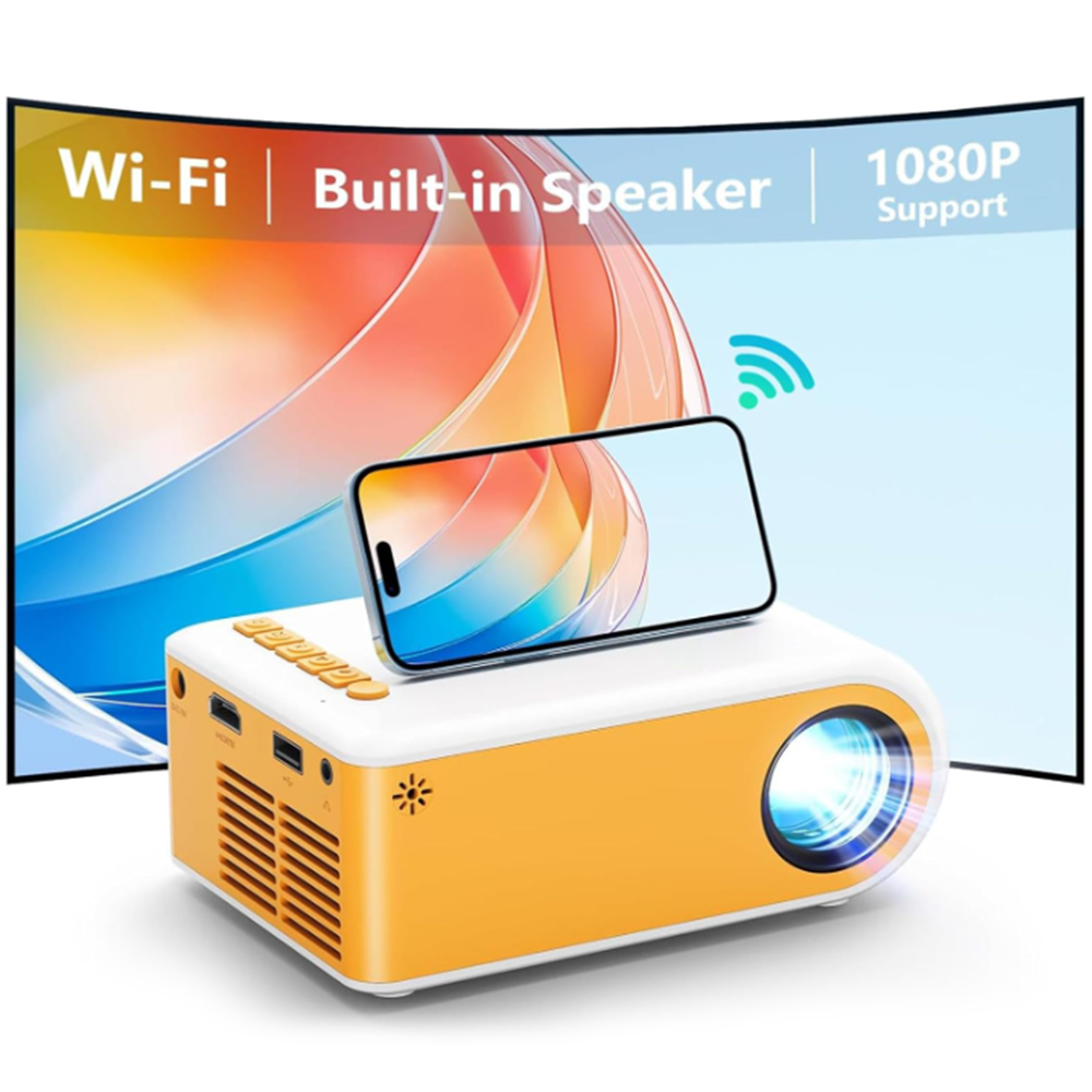 KLZO Mini Projector A10 Portable LED Projectors 1080P Supported, 70 ...