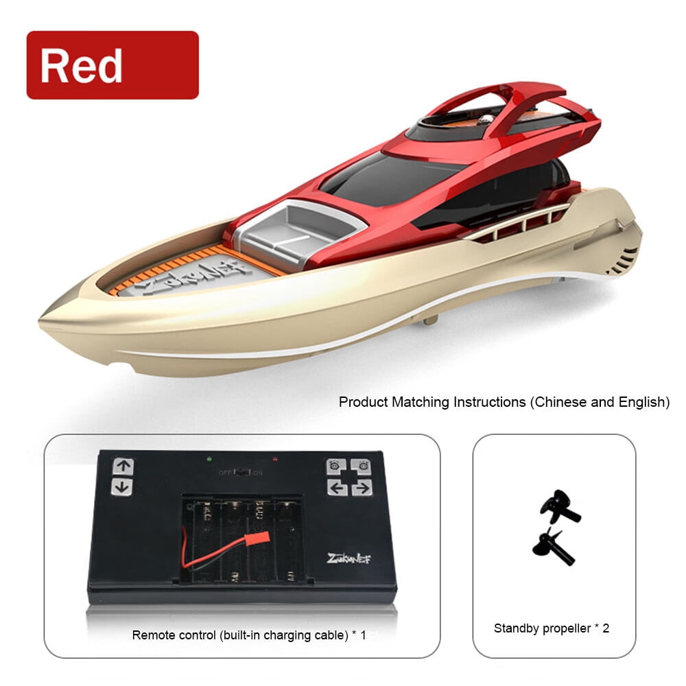 KLZO RC Boat, Fast Remote Control Boats for Pools and Lakes, 2.4GHz ...