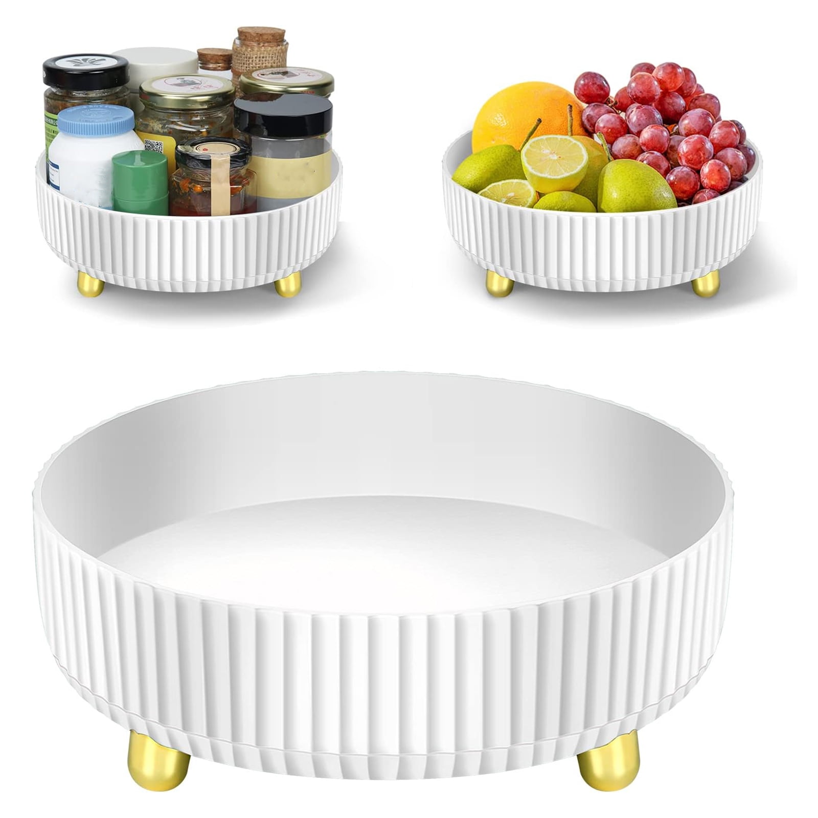 KLZO Rotating Storage Rack 360° Rotating Shelf For Spinning Spice ...