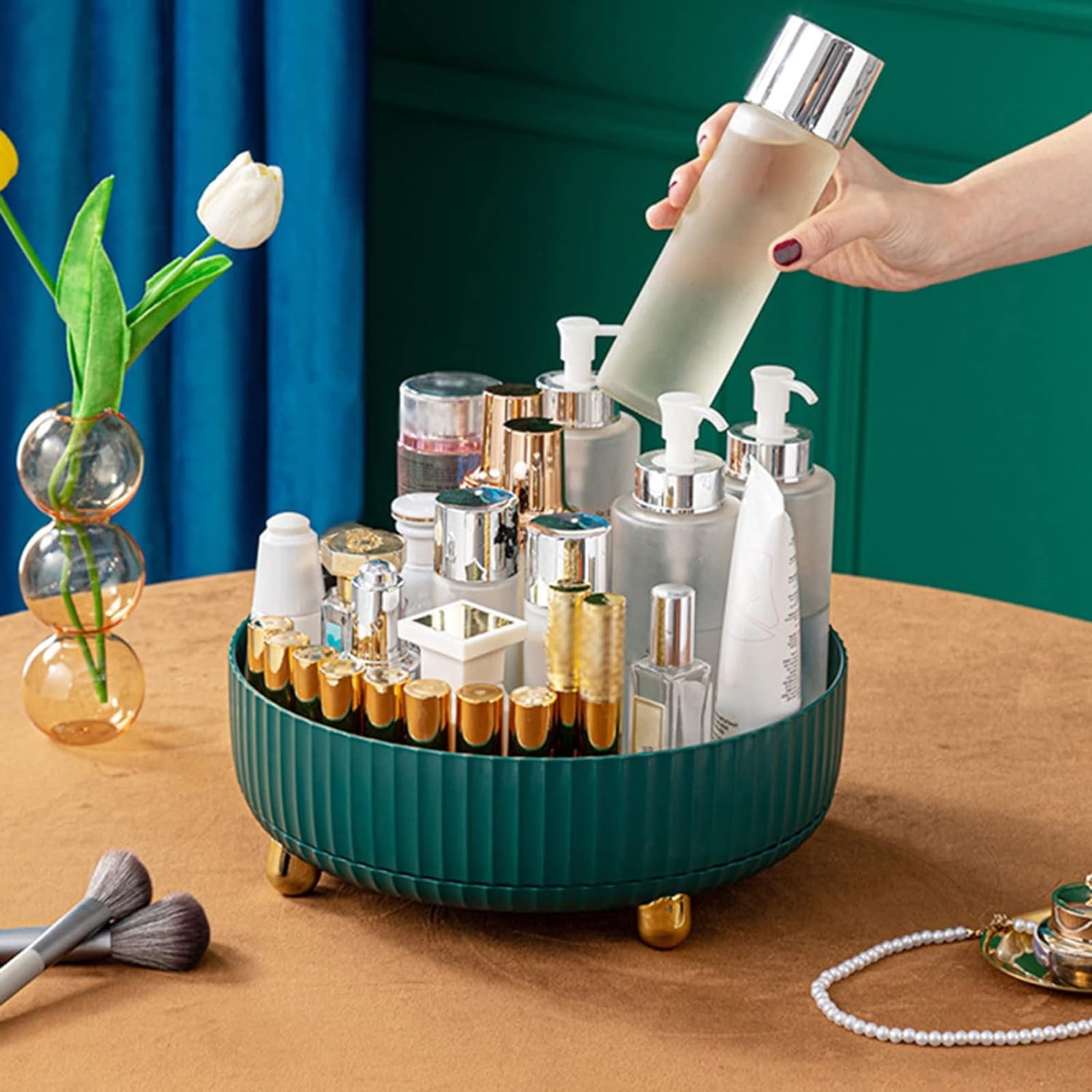 KLZO Rotating Storage Rack 360° Rotating Shelf For Spinning Spice ...