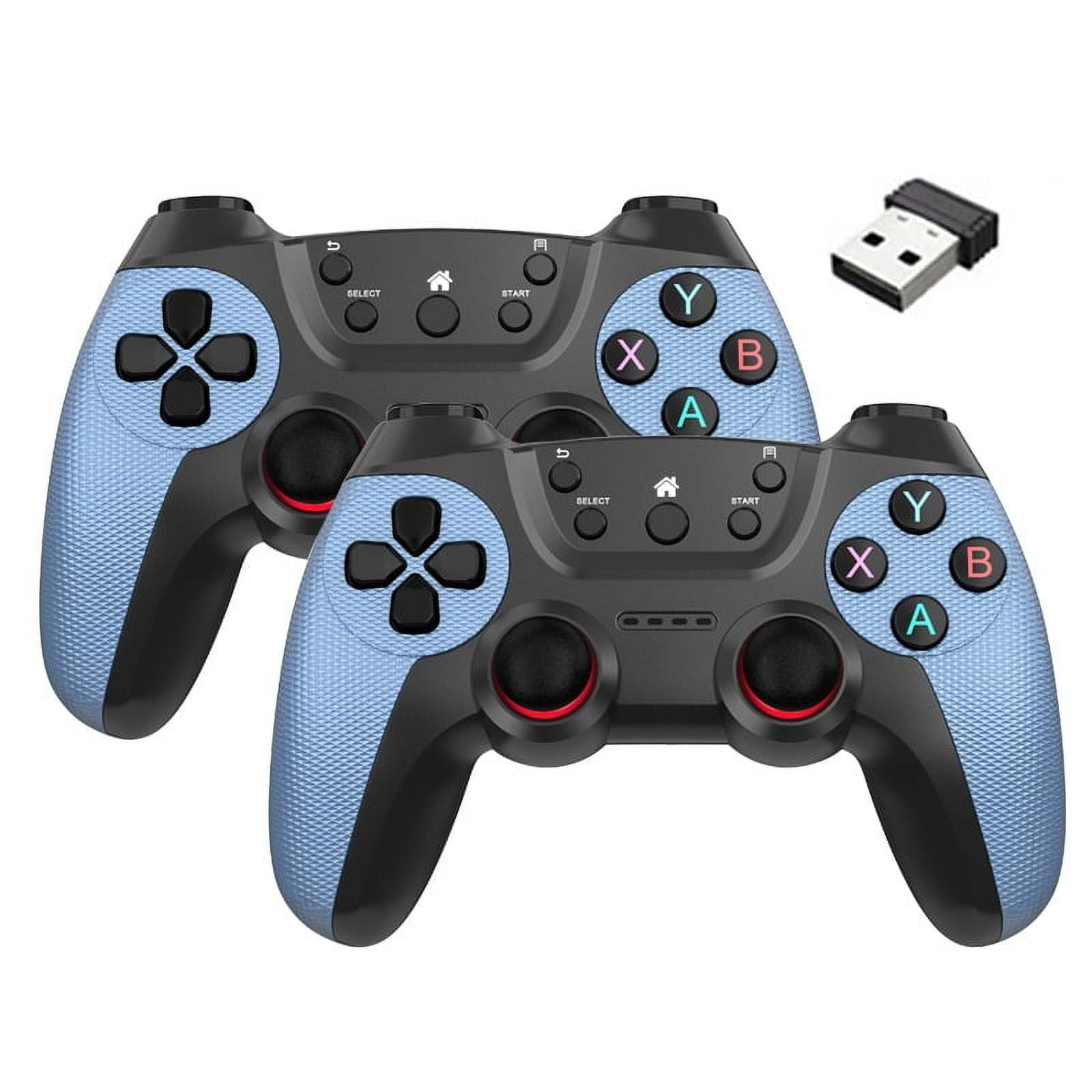 KM-029 Dual 2.4G Wireless Controllers with One USB Transmitter - For PC ...